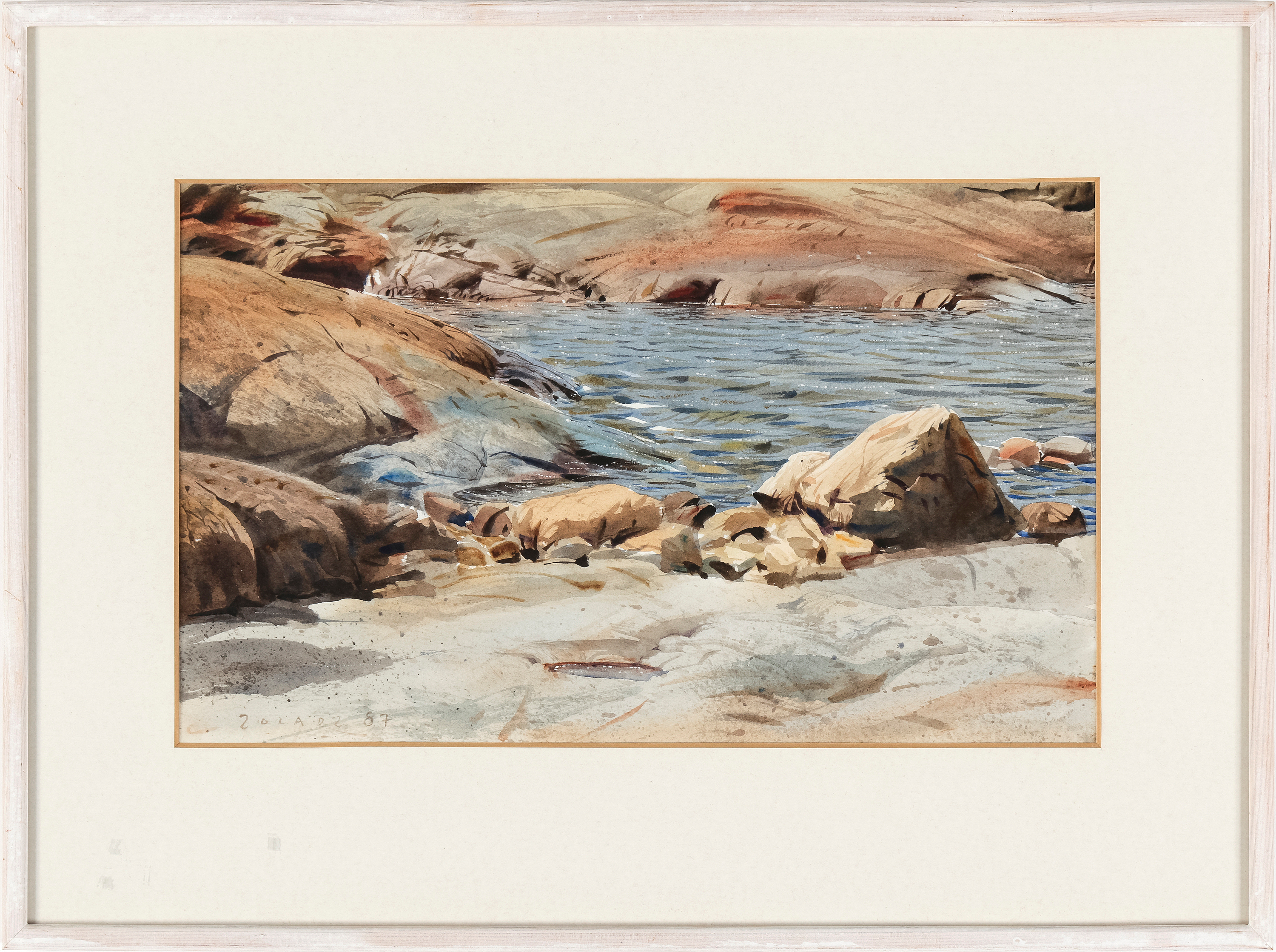 STANISLAW ZOLADZ, akvarell, signerad och daterad 1987. - Bukowskis