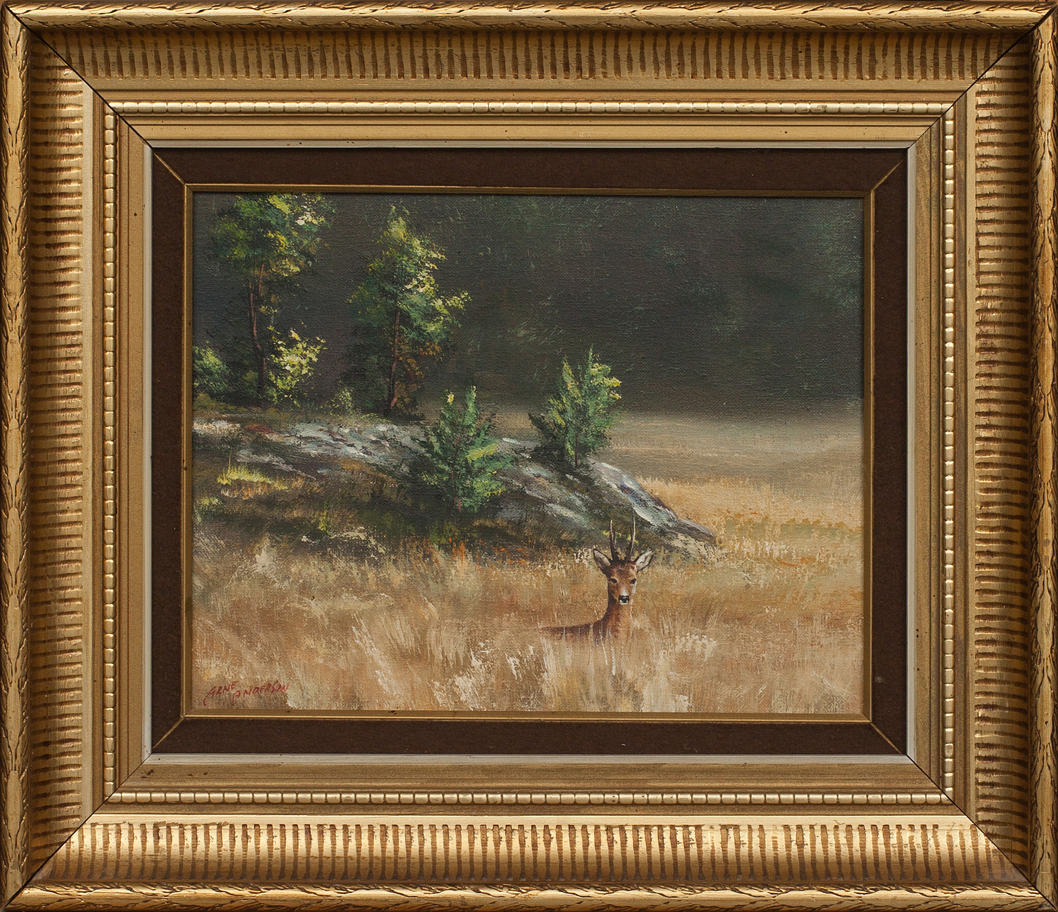 ARNE ANDERSSON, olja på duk, signerad. - Bukowskis