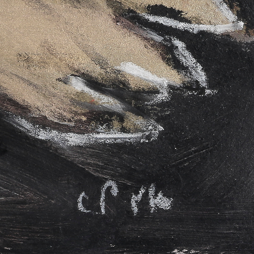 CAMILLA PYK, blandteknik på papper, signerad. - Bukowskis