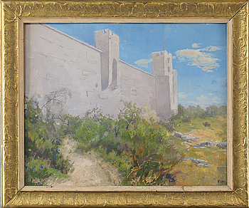 VASILI LEVI, olja på träpannå, signerad. - Bukowskis