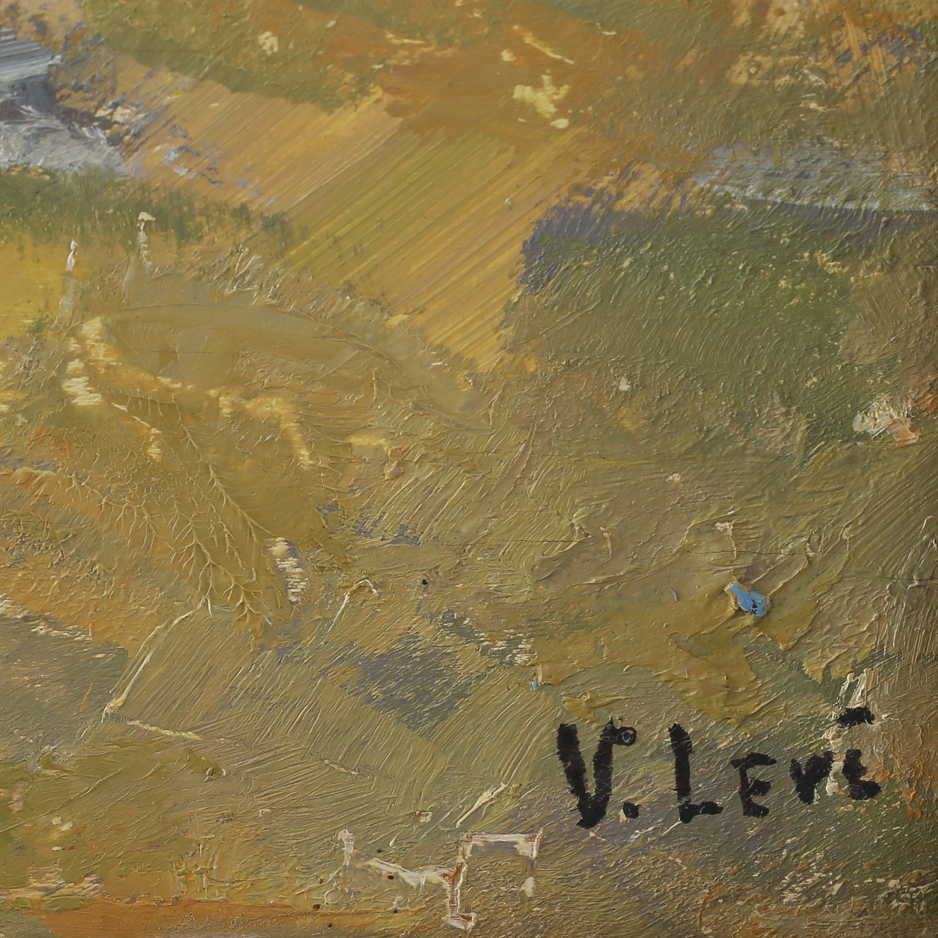 VASILI LEVI, olja på träpannå, signerad. - Bukowskis