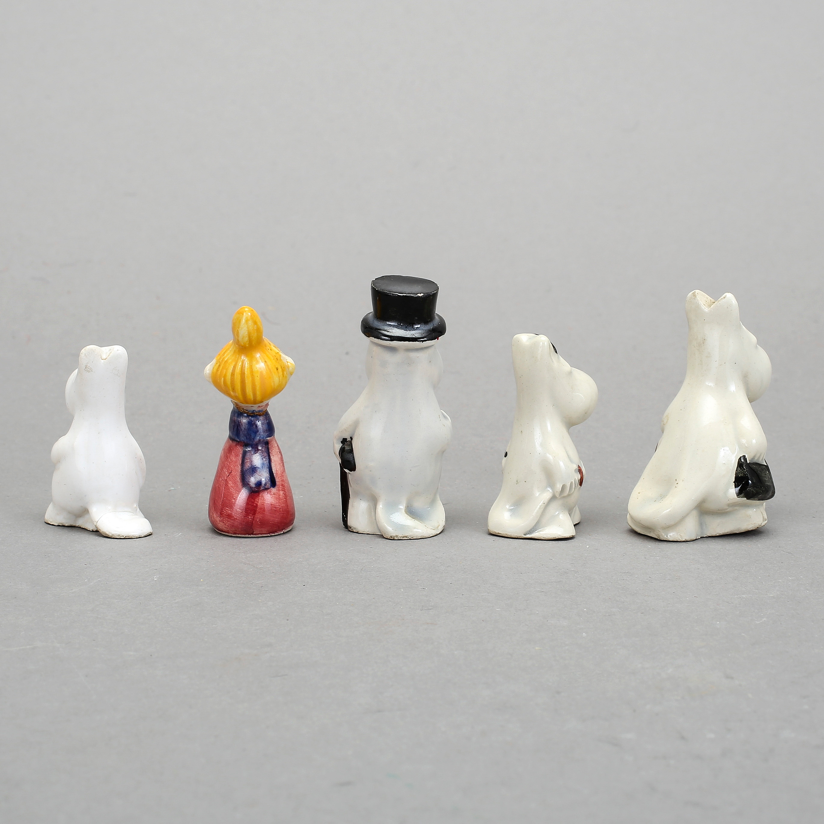 FIGURINER, keramik, "Mumin", Signe Hammarsten-Jansson, Arabia, 1950-tal ...