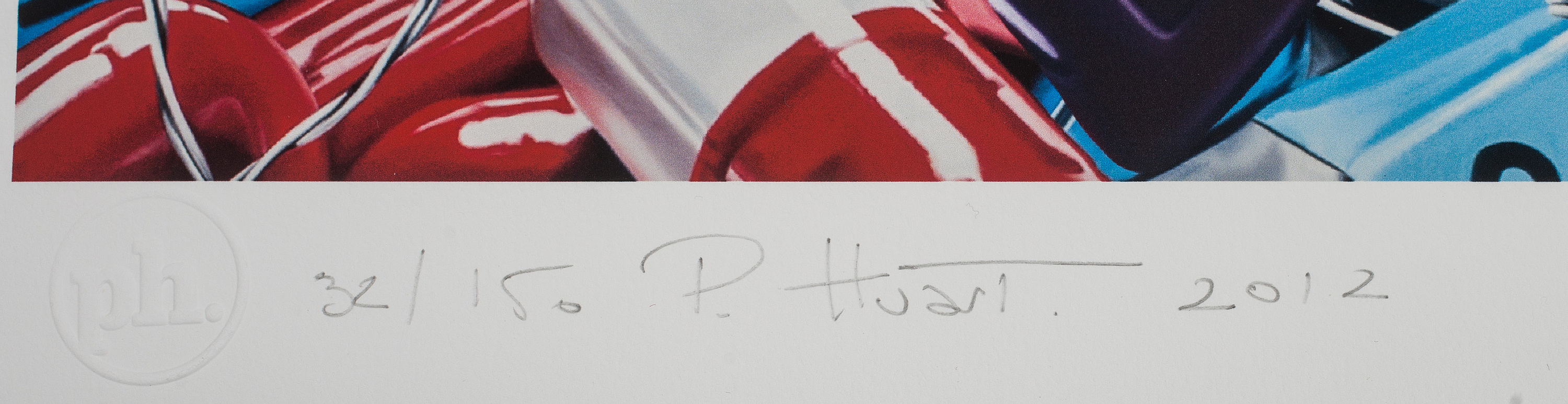 PHILIPPE HUART, 2 st, gicléetryck, signerade resp. numrerade 32/150 och ...