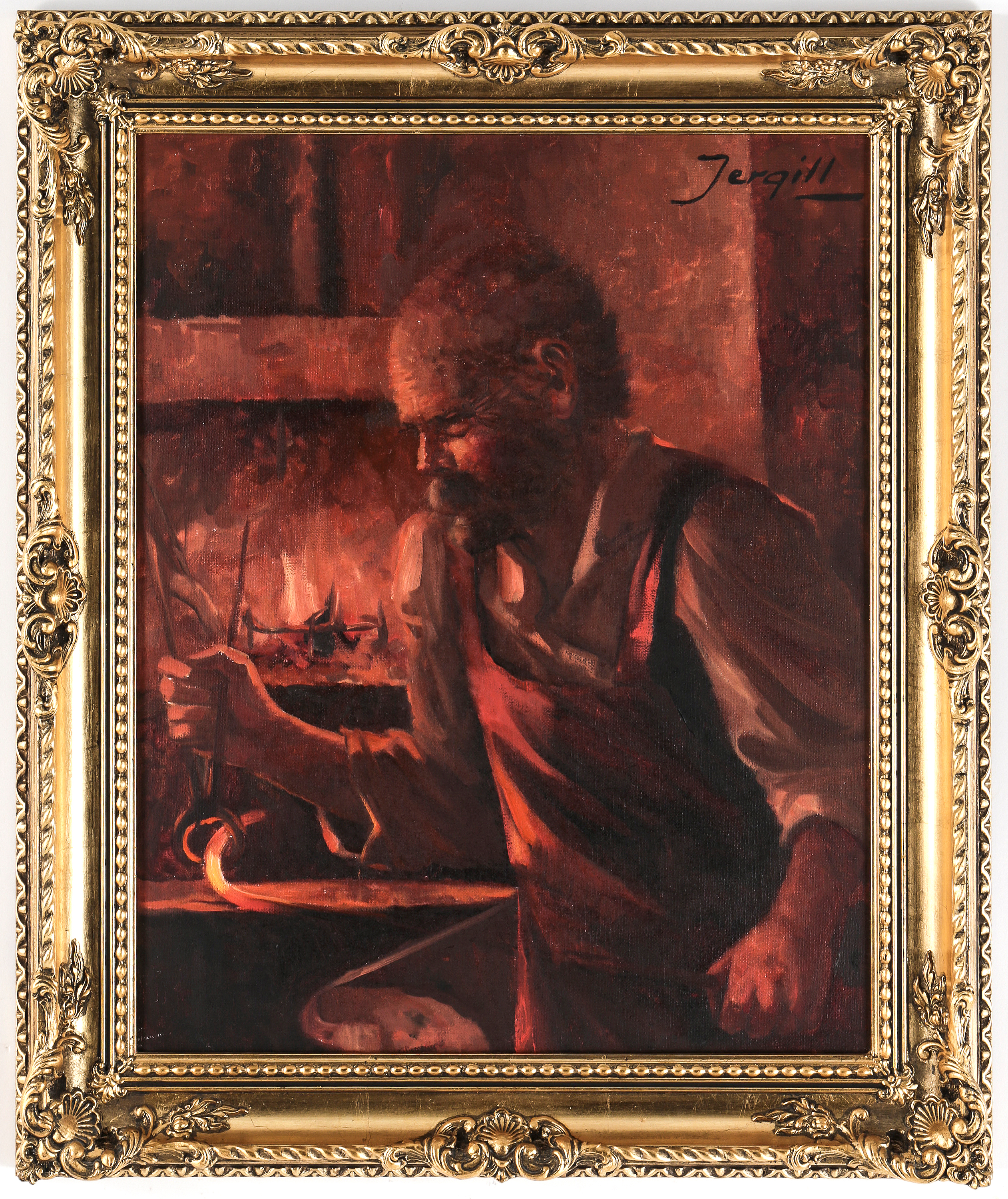 TORALF JERGILL, ett par oljor på duk, signerad. - Bukowskis