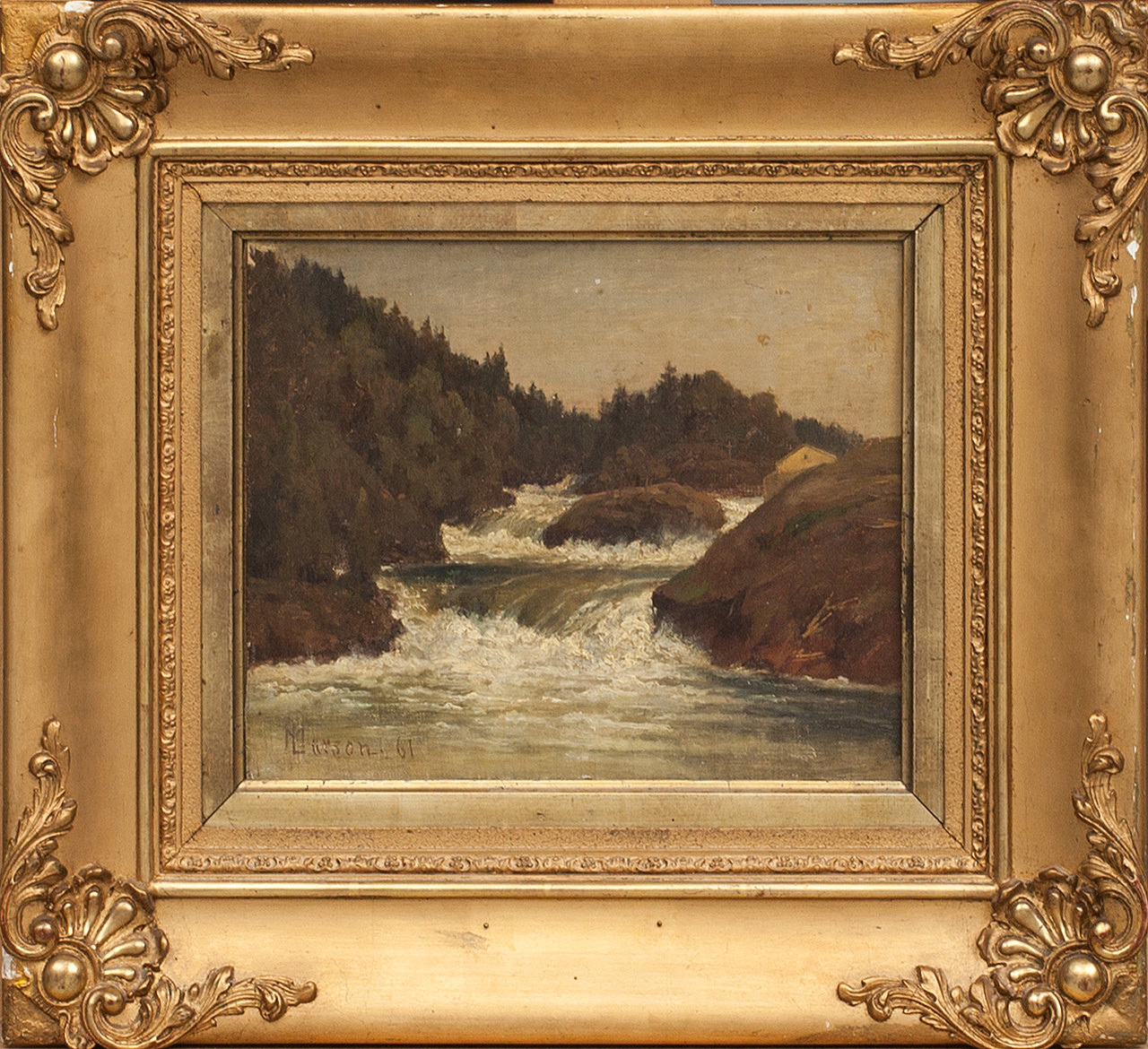 MARCUS LARSON, olja på pannå, signerad och daterad- 61. - Bukowskis