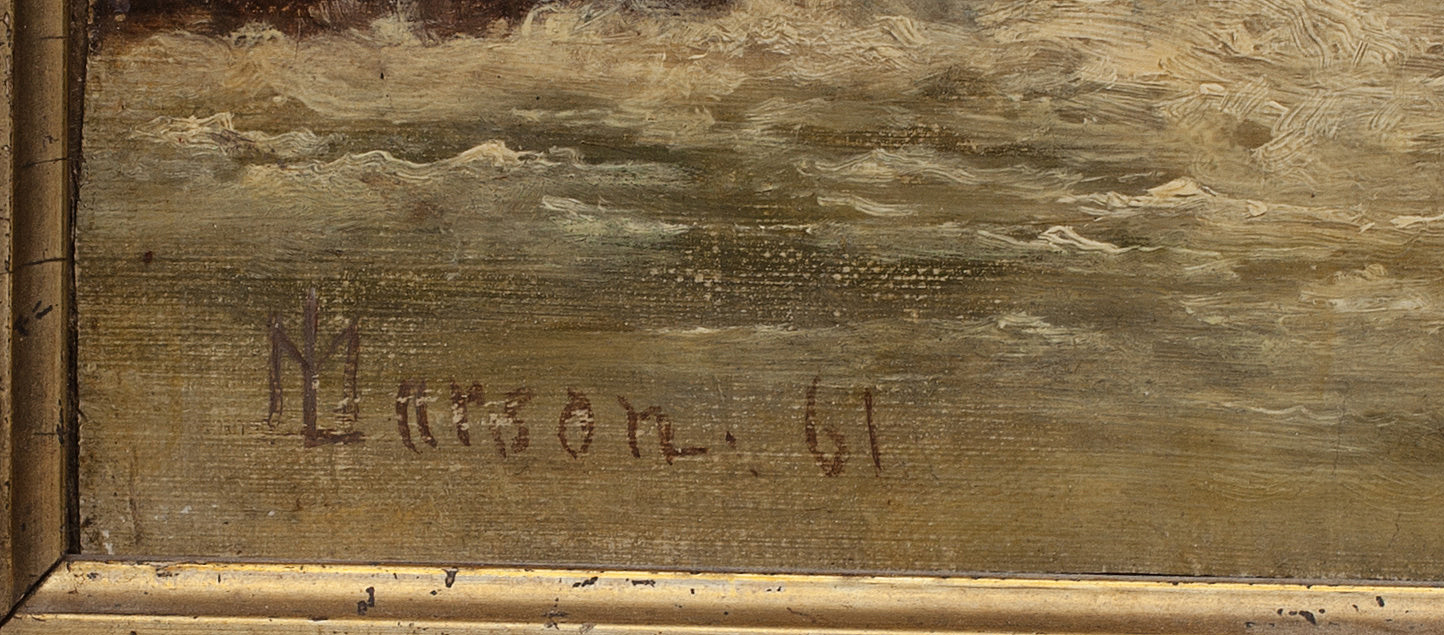 MARCUS LARSON, olja på pannå, signerad och daterad- 61. - Bukowskis