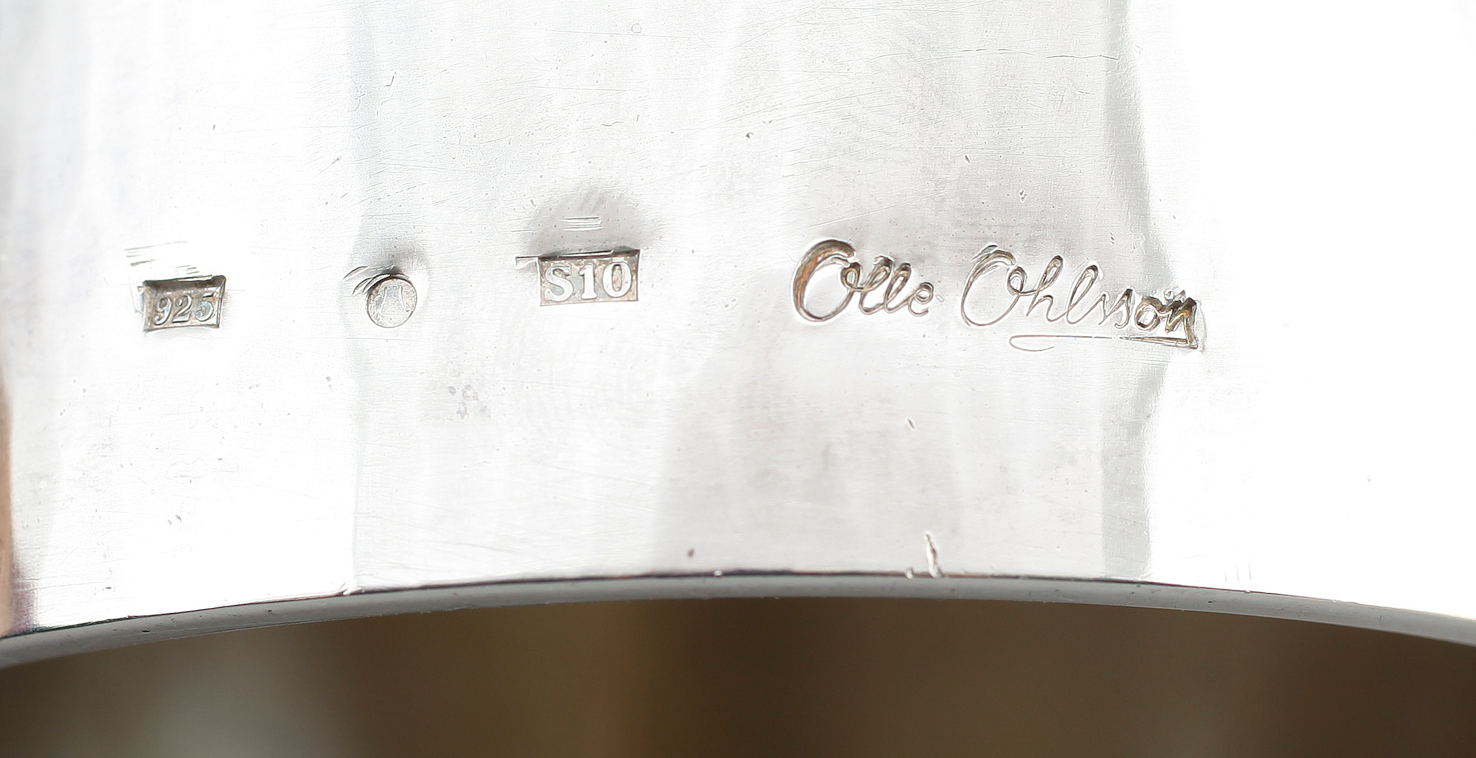 SKULPTUR, silver, Olle Ohlsson, Stockholm 1992. Vikt ca 431 g. - Bukowskis