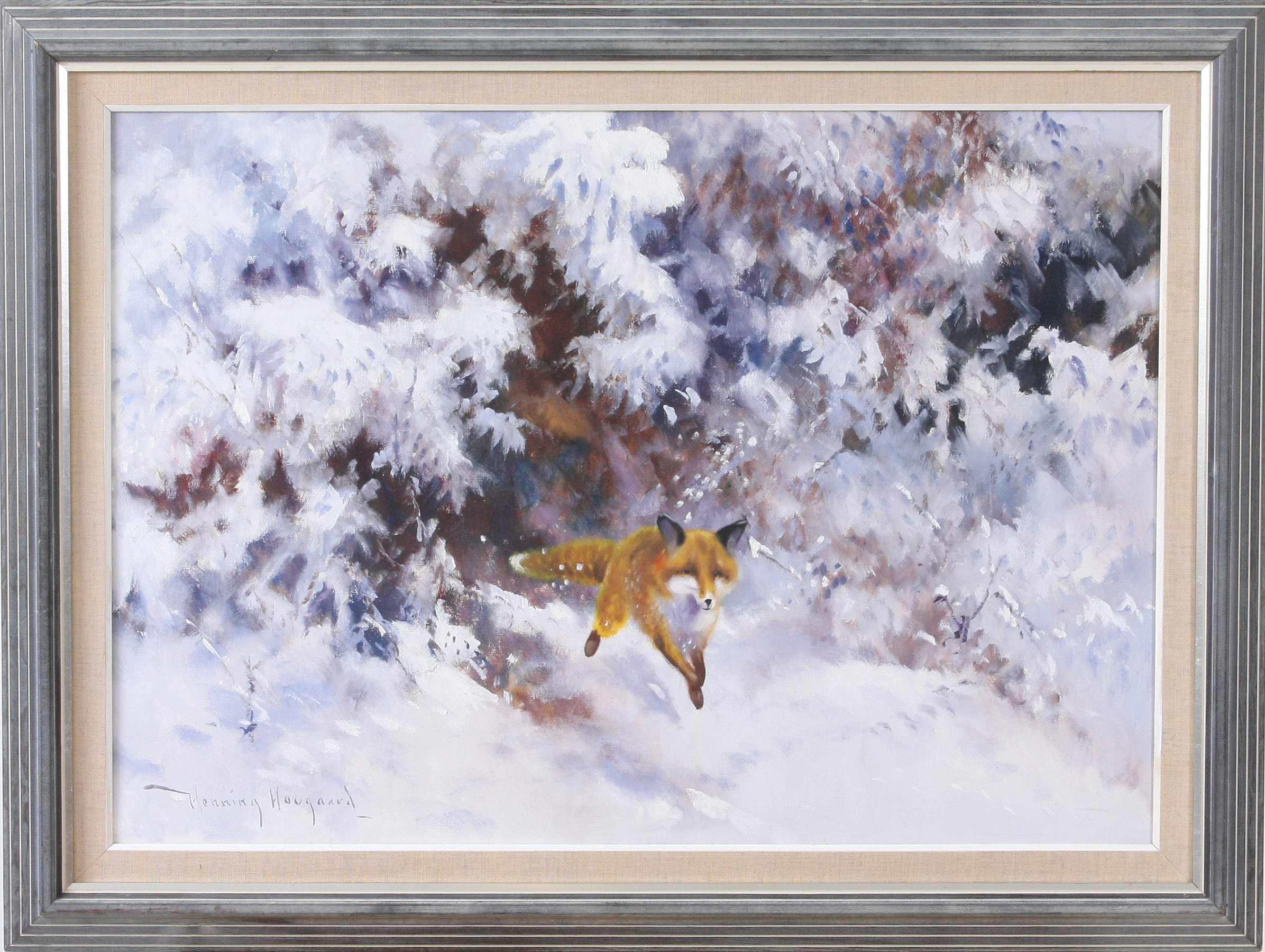 HOUGAARD, HENNING, olja på duk, sign. - Bukowskis