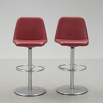 BARSTOLAR, ett par, Johanson design, 1970/80-tal. - Bukowskis