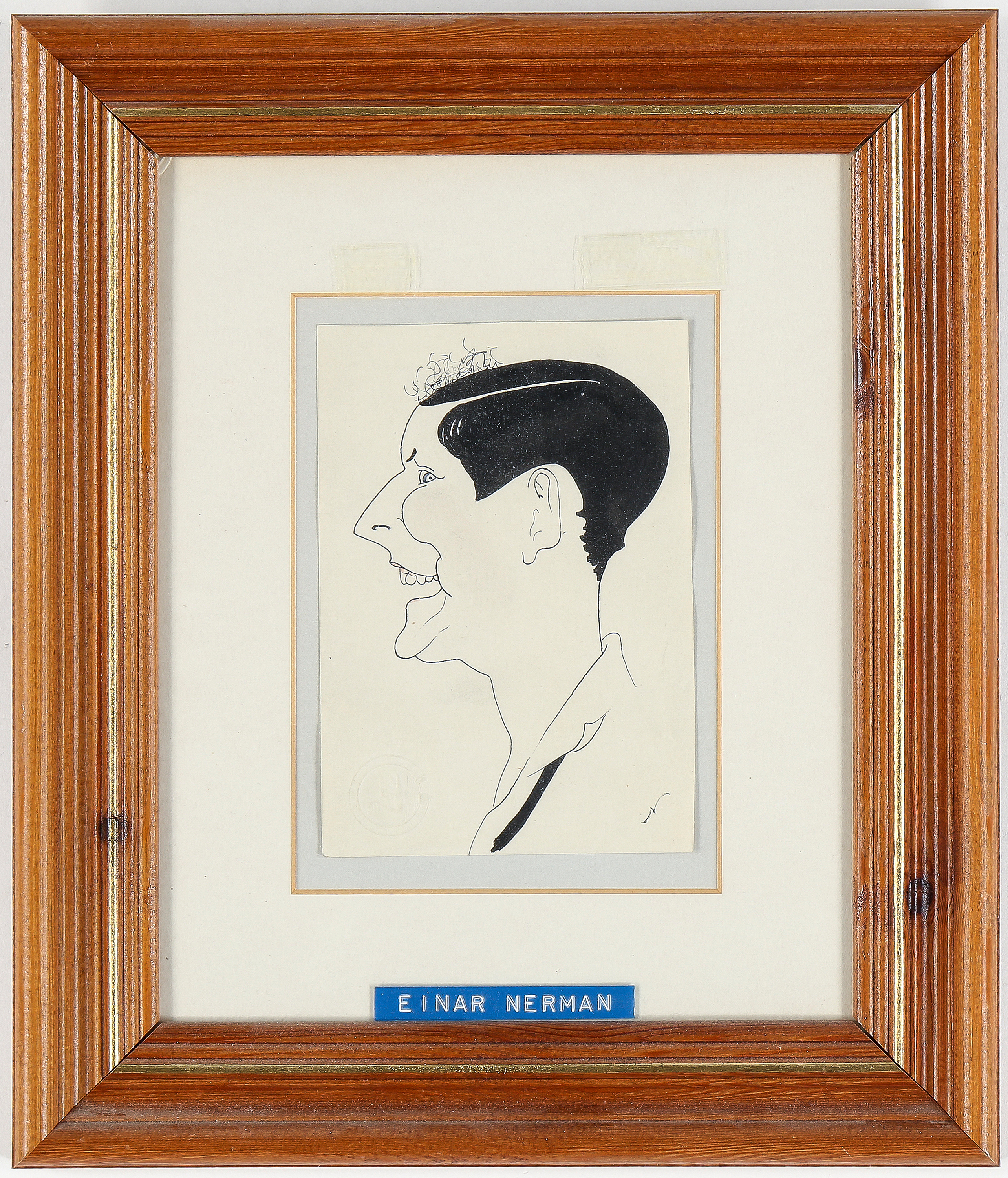 EINAR NERMAN, tusch, signerad N. - Bukowskis