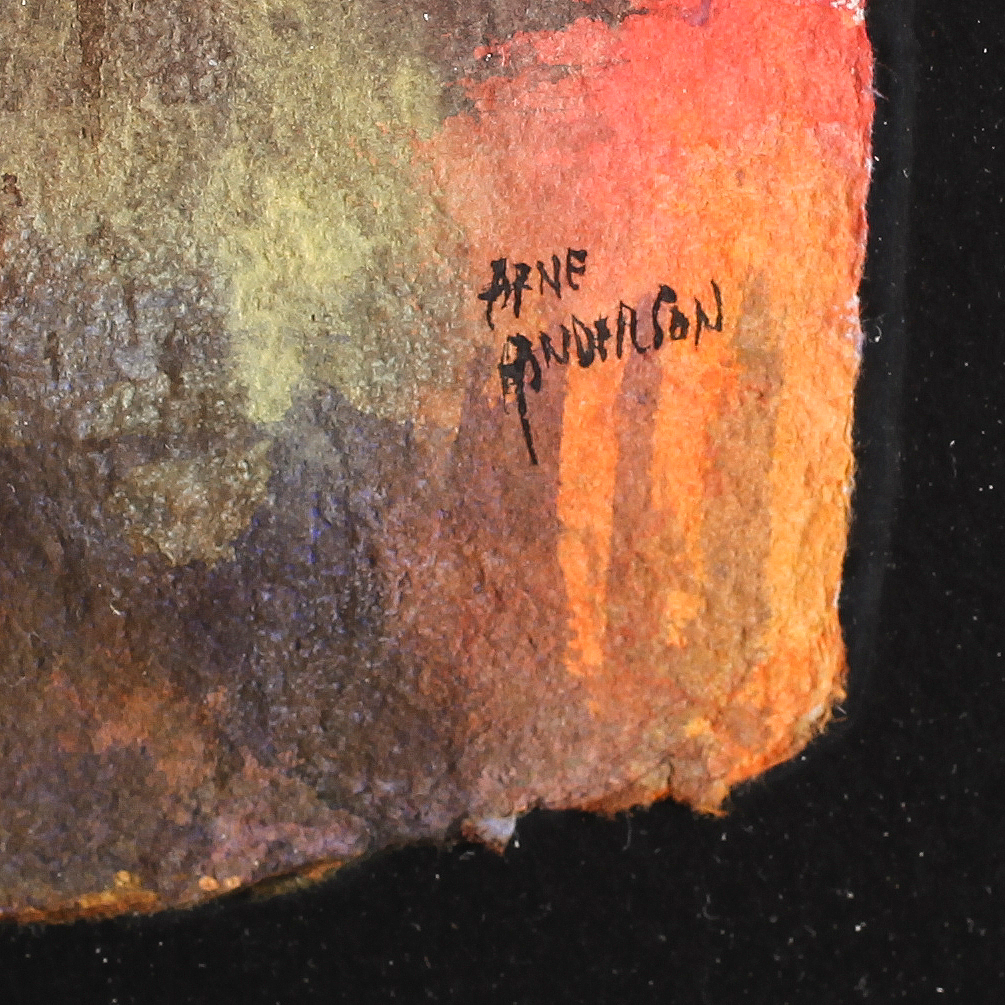 ARNE ANDERSSON, blandteknik, signerad. - Bukowskis