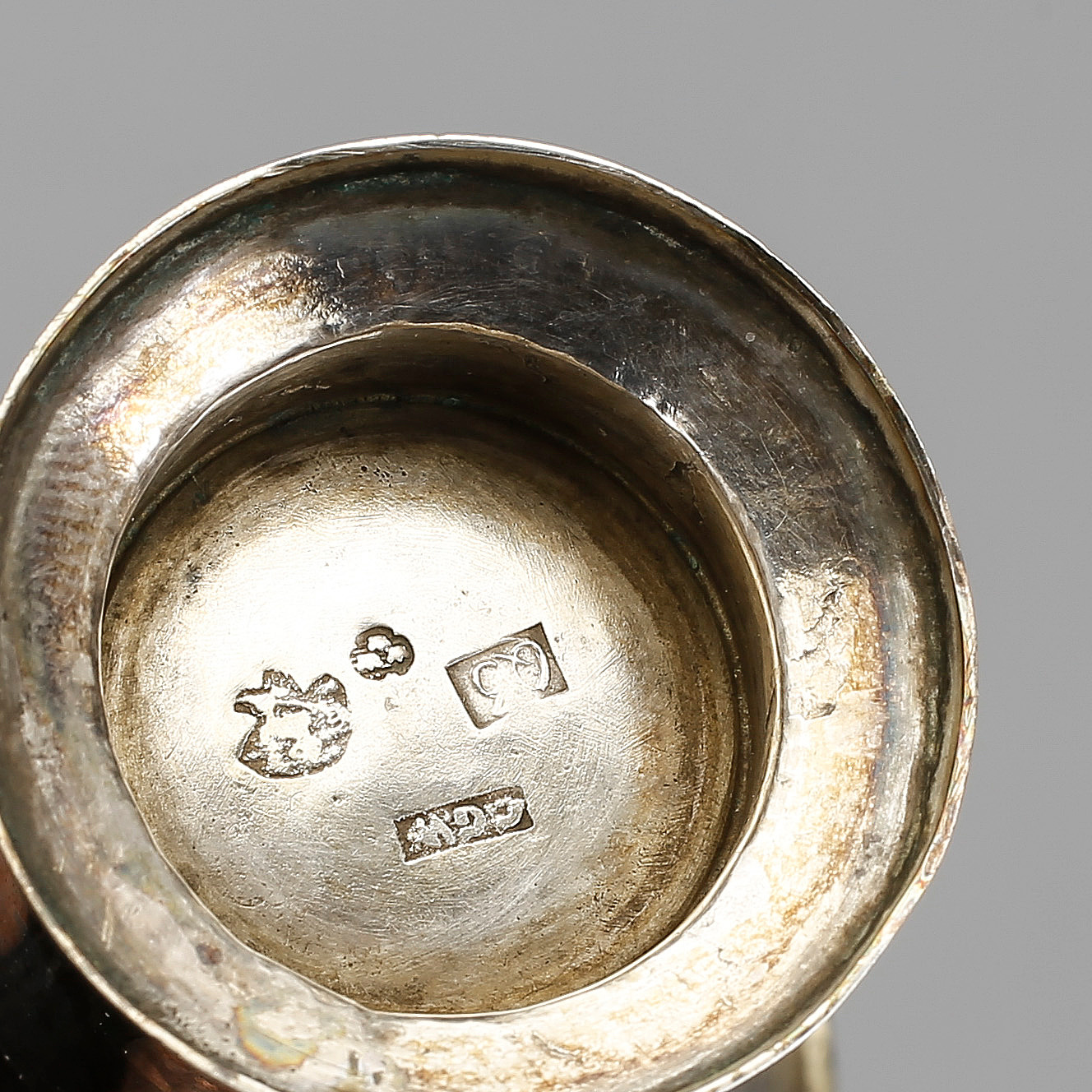 BÄGARE, silver. Carl-Gustaf Westman (Wessman), Sundsvall, 1822. Vikt ca ...