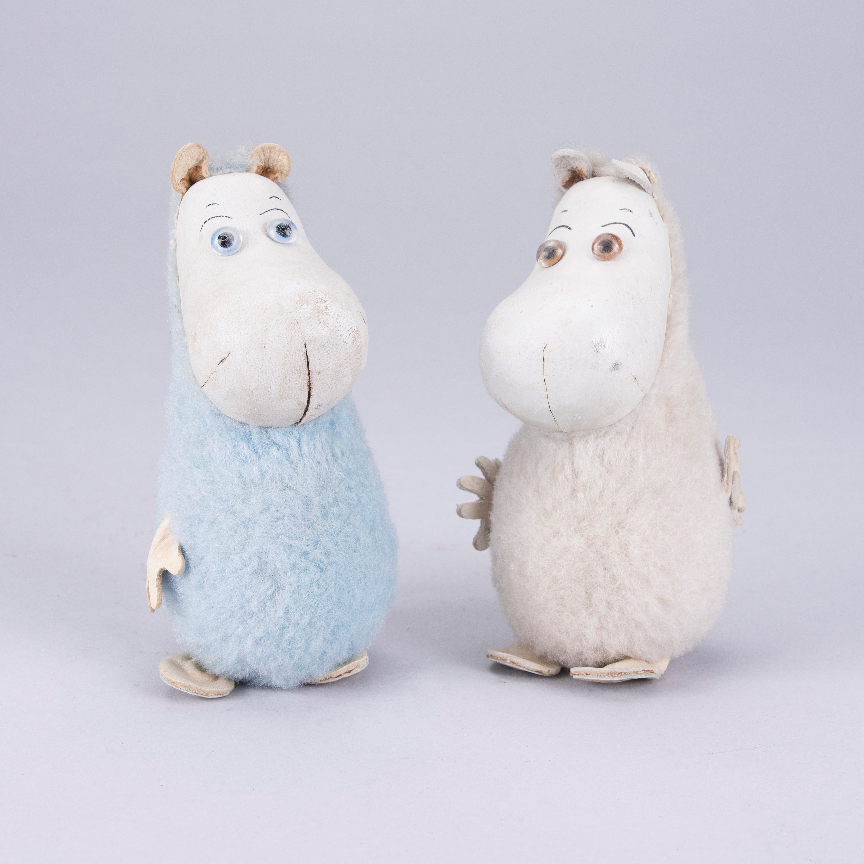 MUMINFIGURER, 2 st, Atelier Fauni, Finland, 1950-60-tal. - Bukowskis