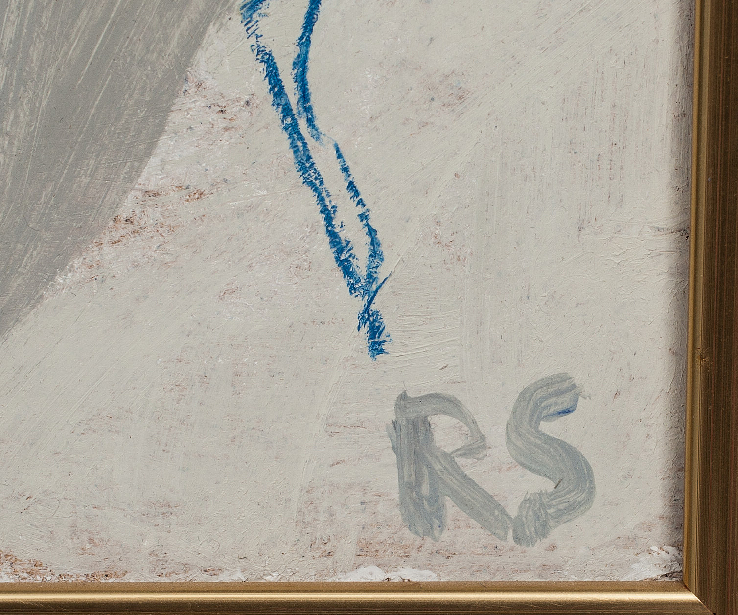 ROGER SIMONSSON, monogramsignerad RS, oljemålning med collage. - Bukowskis