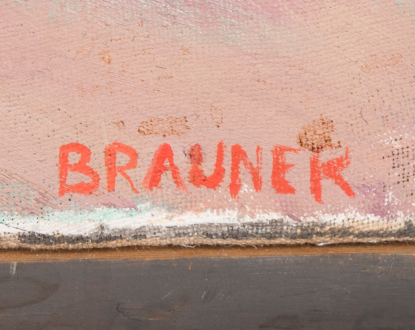 JAN BRAUNER, olja på duk, signerad. - Bukowskis