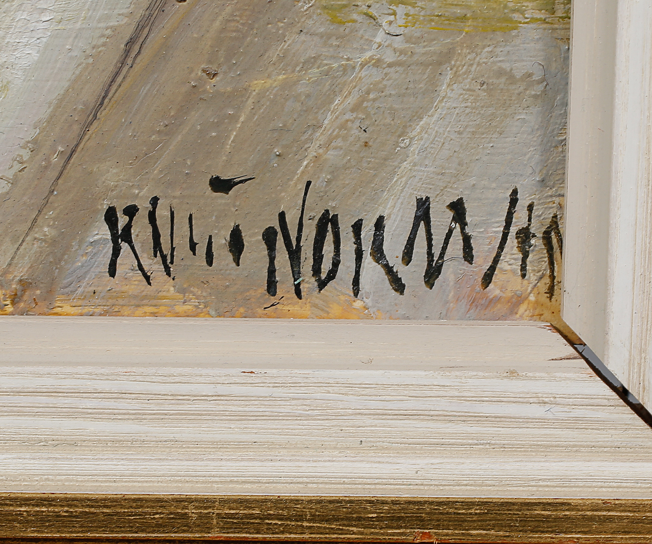 KNUT NORMAN, olja på pannå, signerad. - Bukowskis