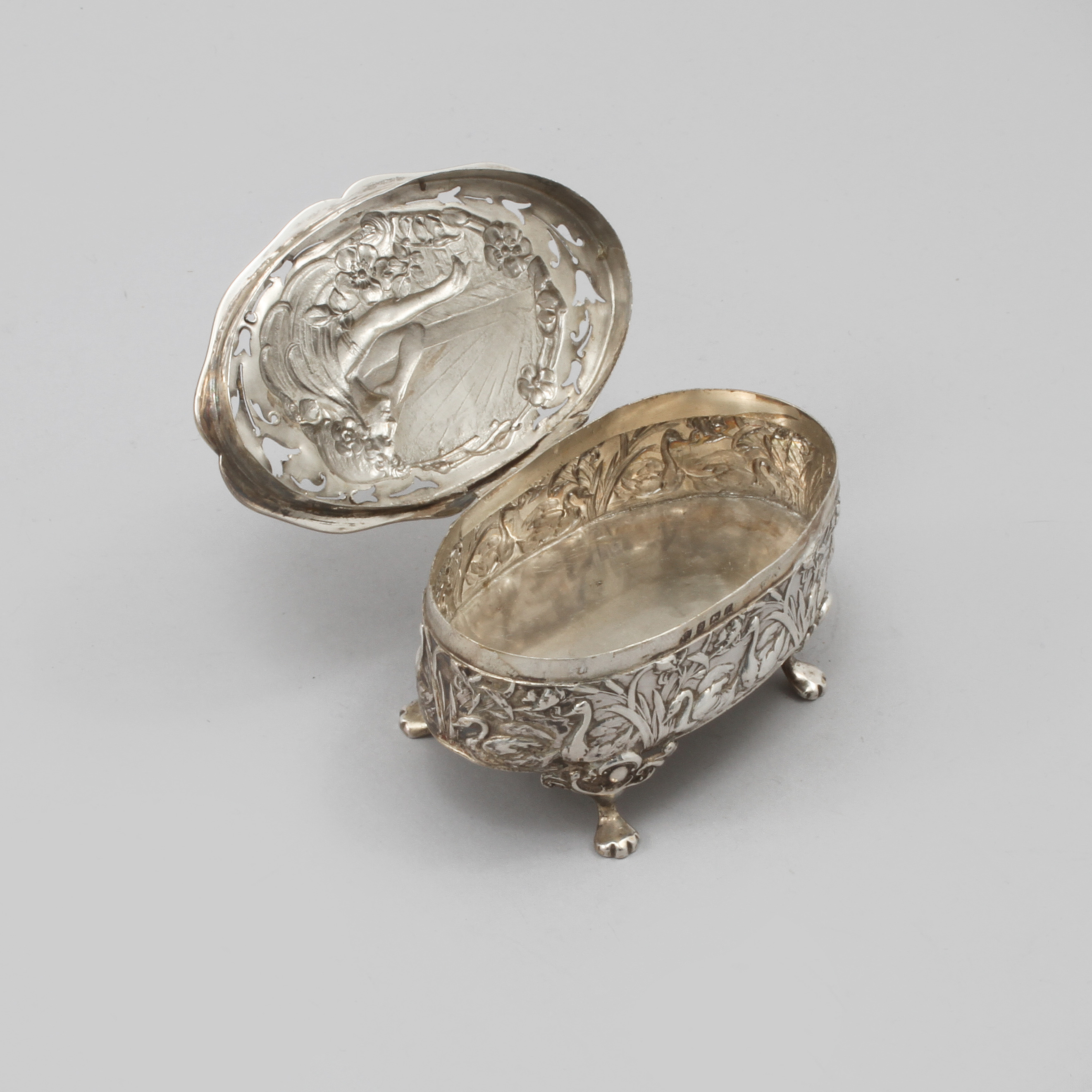 ASK, silver, jugend, Birmingham, 1905, vikt 75 gram. - Bukowskis