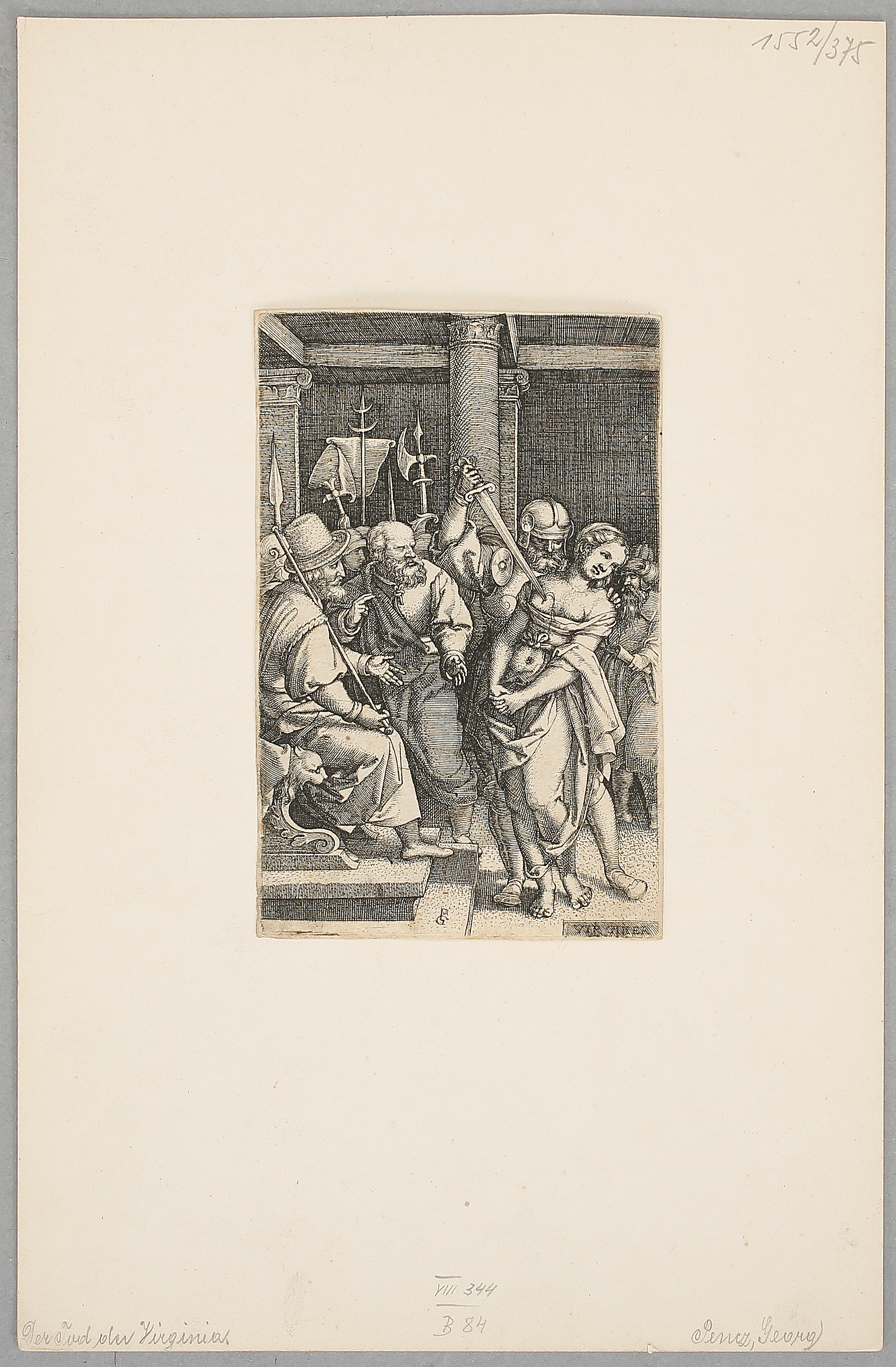 GEORG PENCZ, gravyr, troligen 1500-tal. - Bukowskis