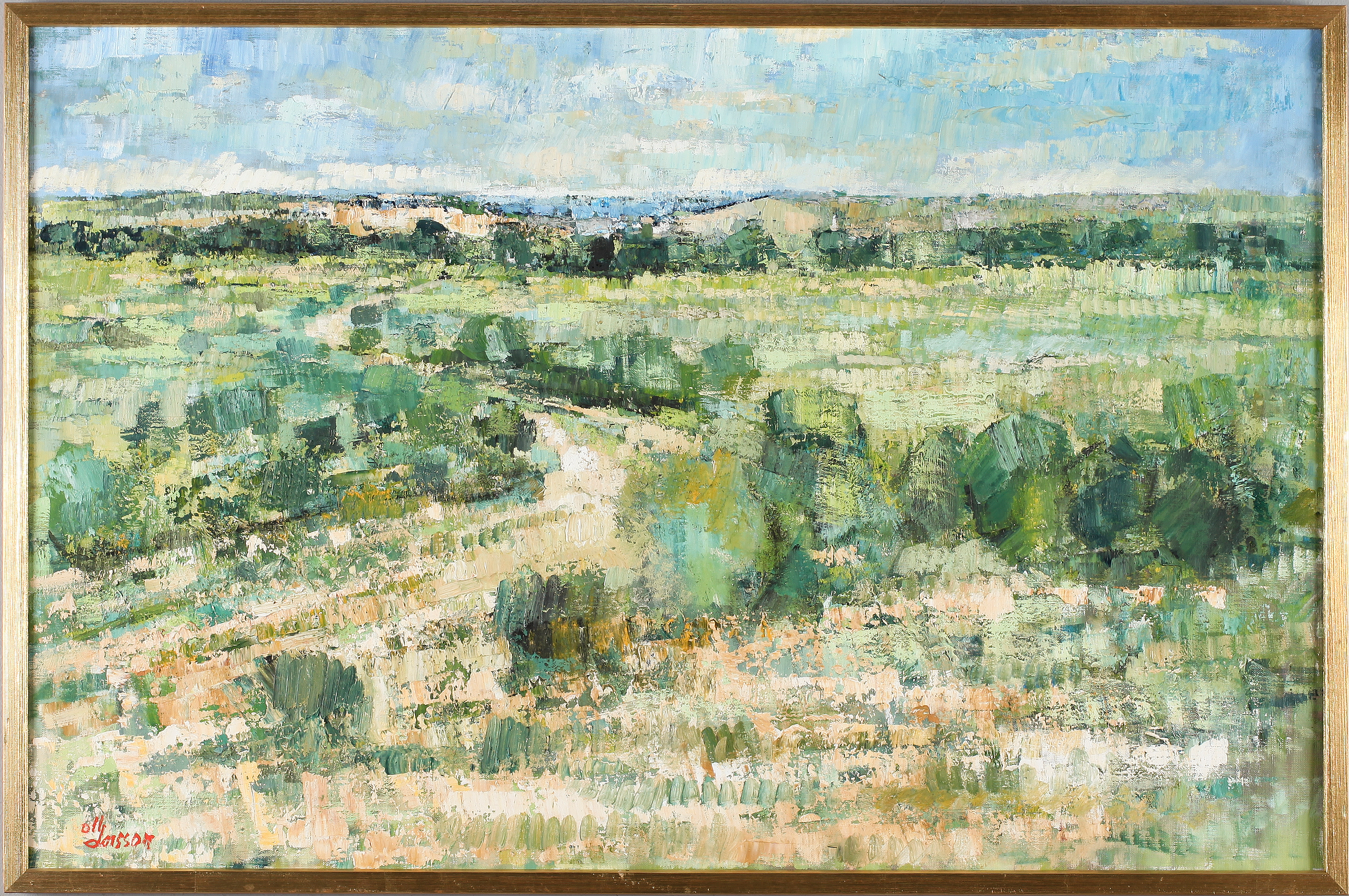 OLLE LARSSON, olja på duk, signerad. - Bukowskis