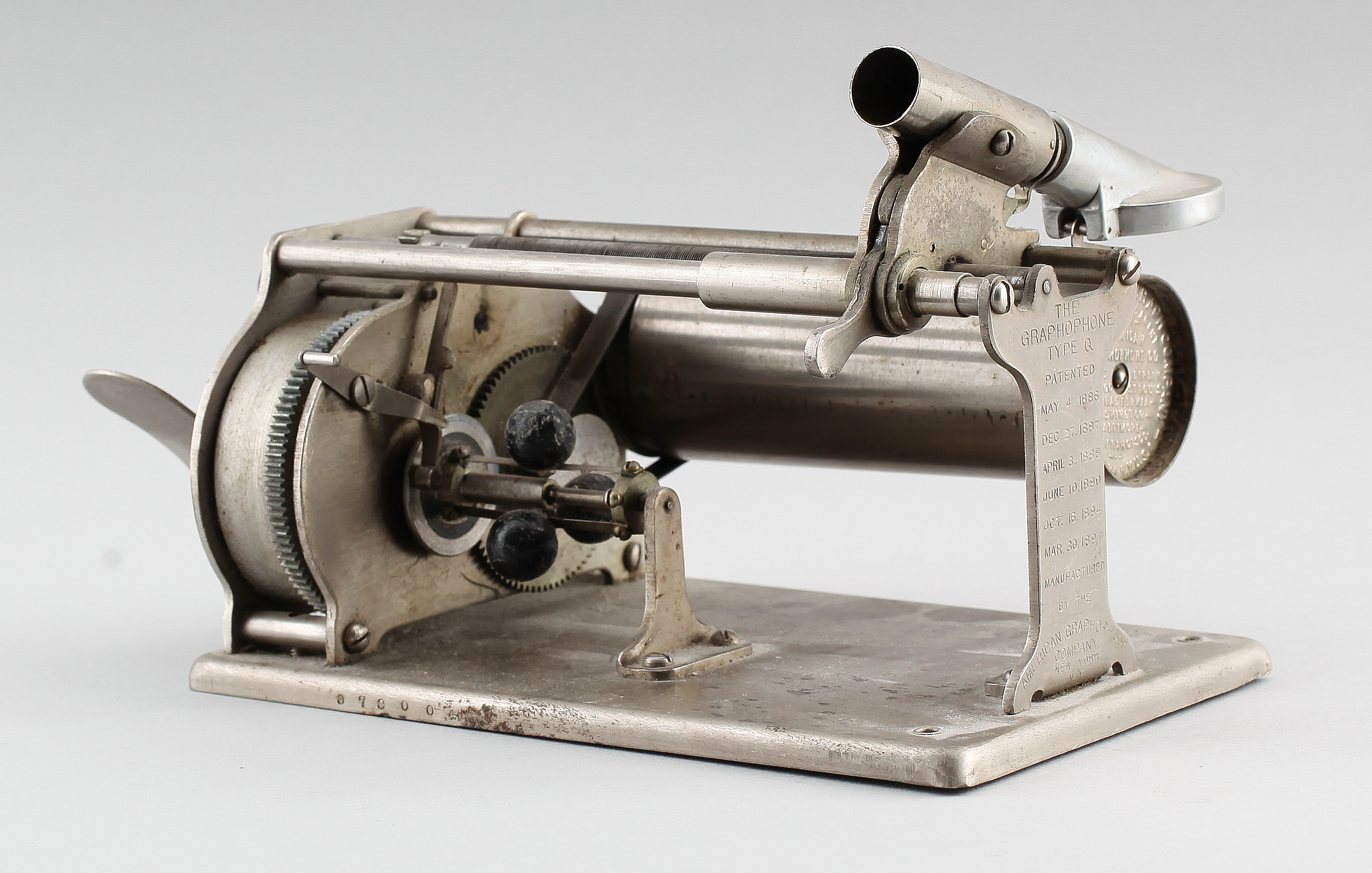 FONOGRAF, Columbia Phonograph Co, New York, omkring år 1900. - Bukowskis