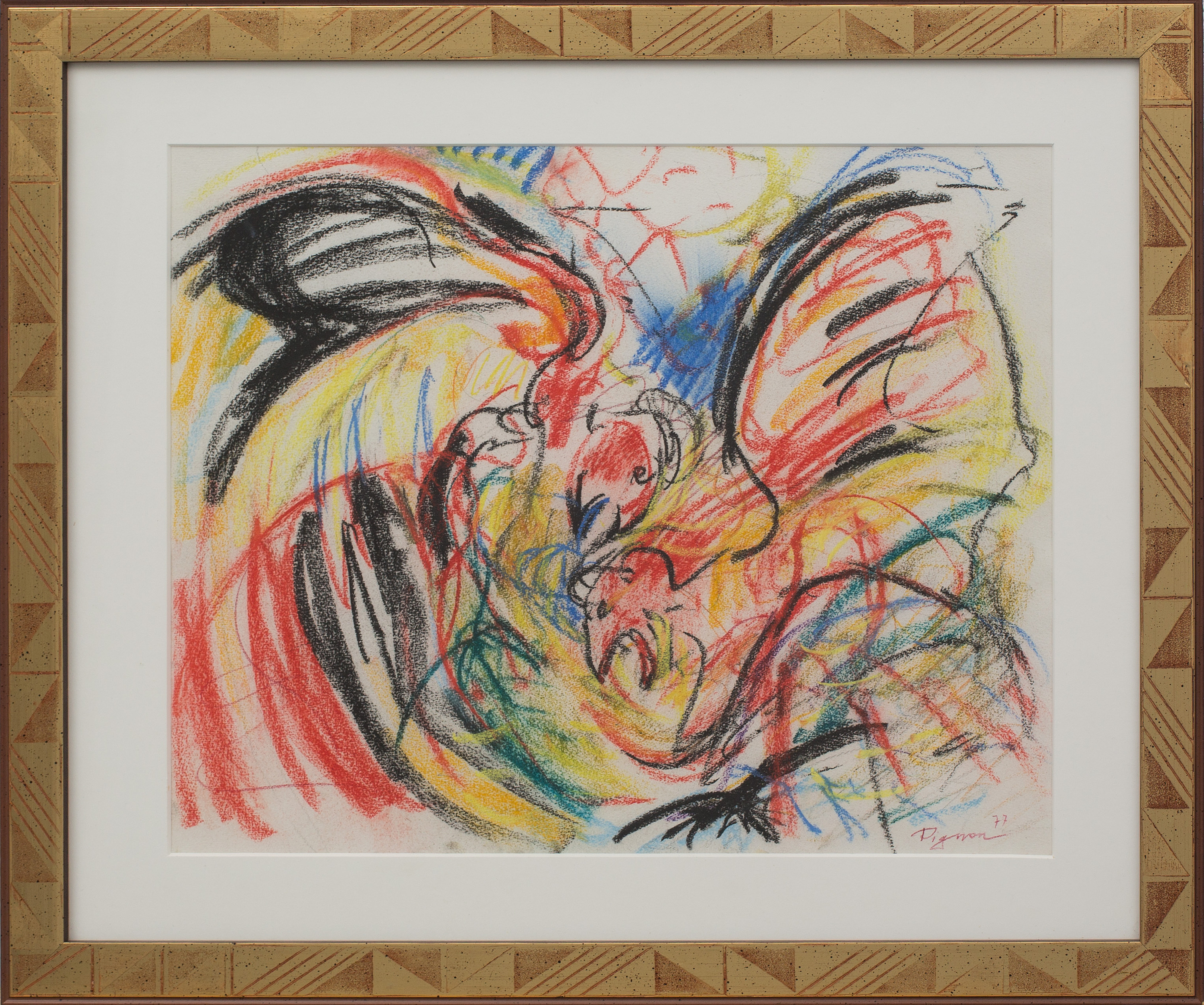 EDOUARD PIGNON, pastell på papper, signerad och daterad 77. - Bukowskis