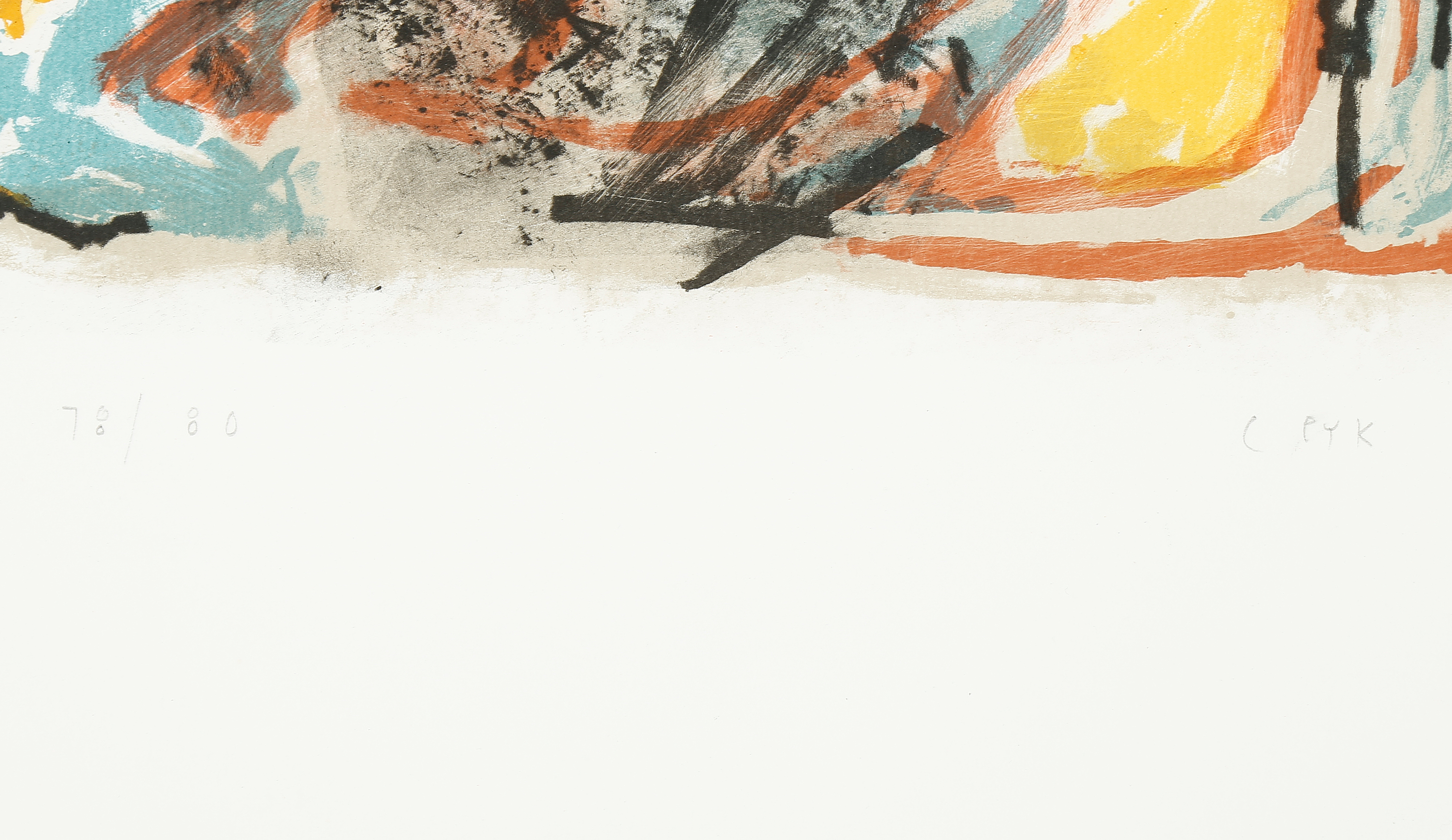 CAMILLA PYK, Färglitografi, signerad, numrerad 78/80. - Bukowskis