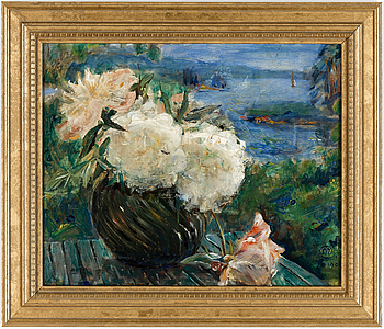 VILHELMINA (MINA) CARLSON BREDBERG, olja på duk, monogramsignerad samt daterad 1901. - Bukowskis