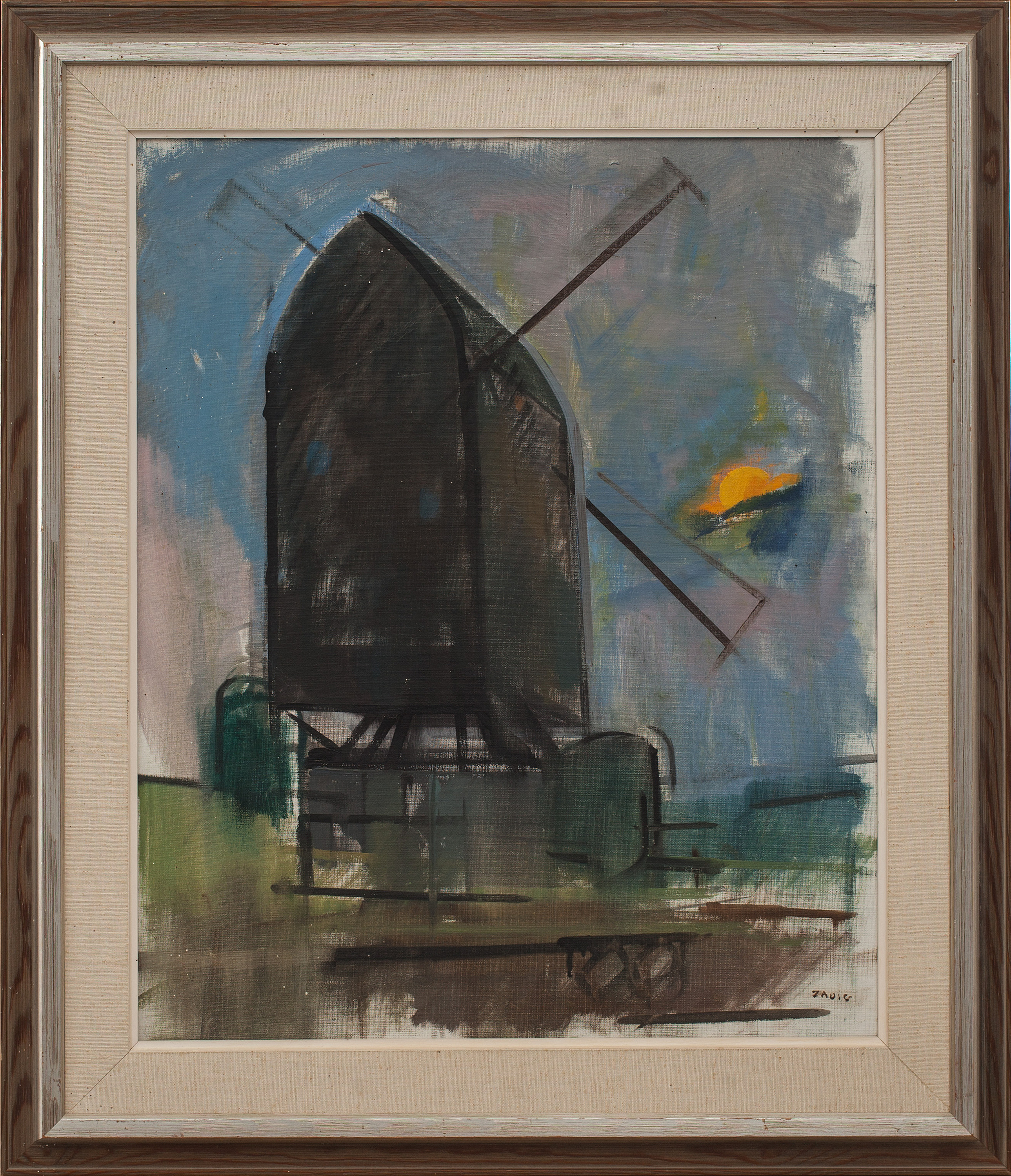 JACQUES ZADIG, olja på duk, signerad. - Bukowskis