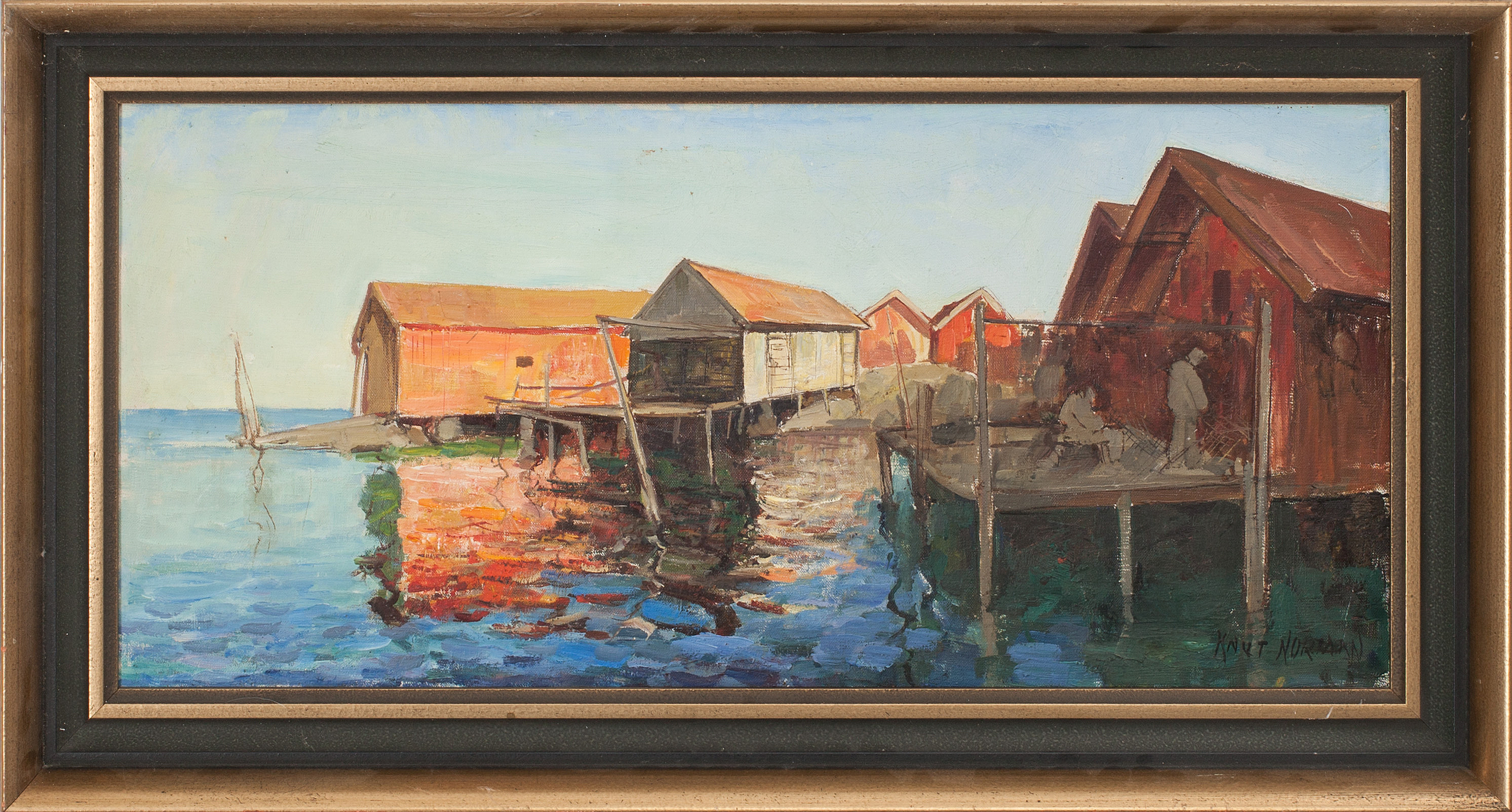 KNUT NORMAN, oljemålning, signerad. - Bukowskis