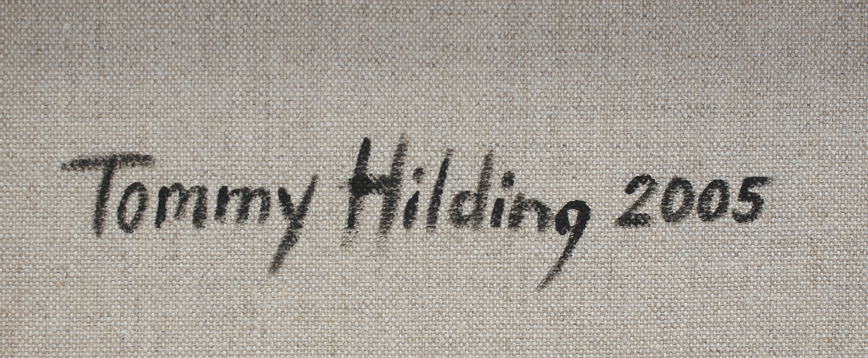 TOMMY HILDING, olja på duk, a tergo signerad och daterad 2005. - Bukowskis