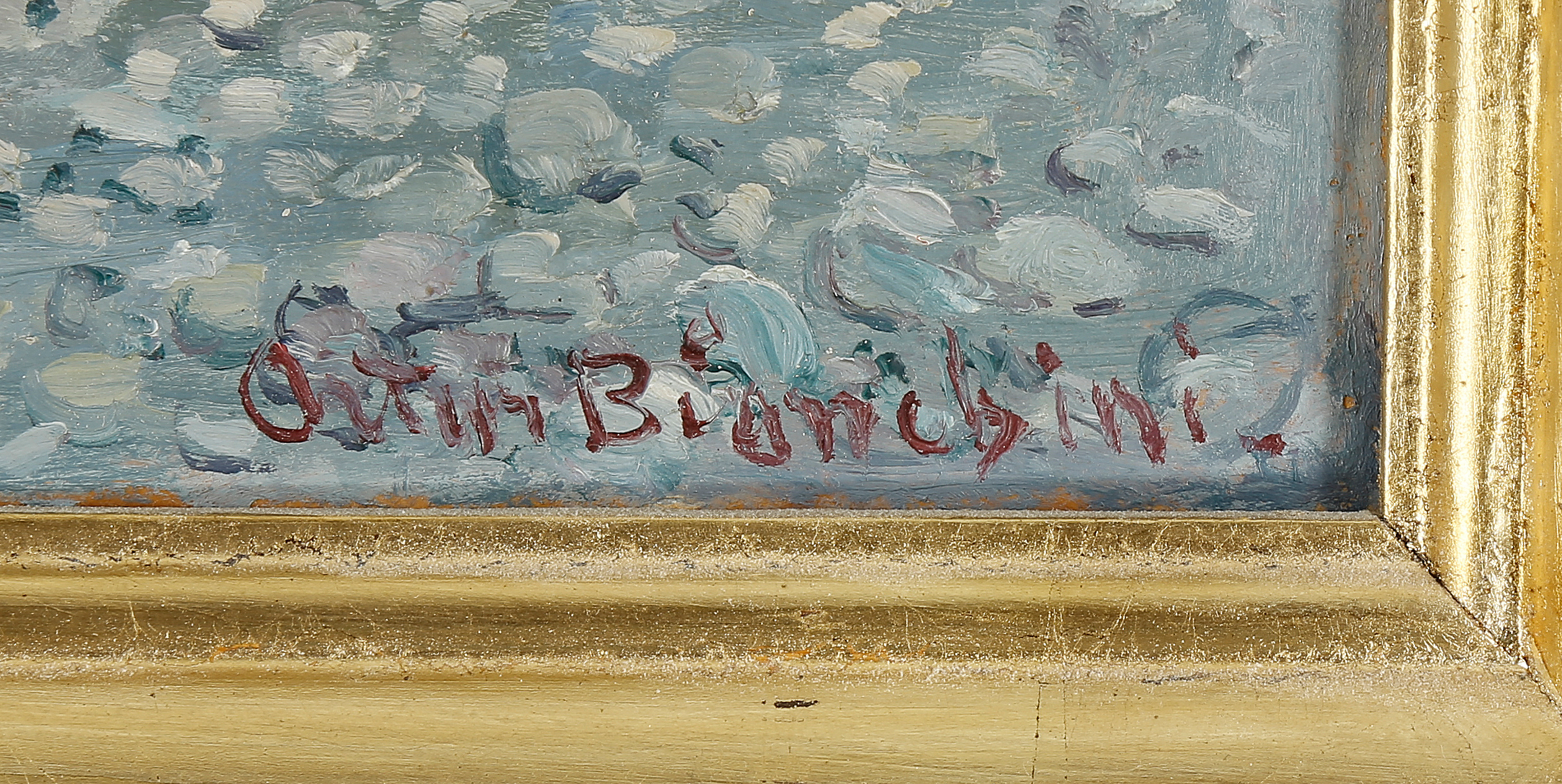 ARTHUR BIANCHINI, olja på pannå, signerad. - Bukowskis