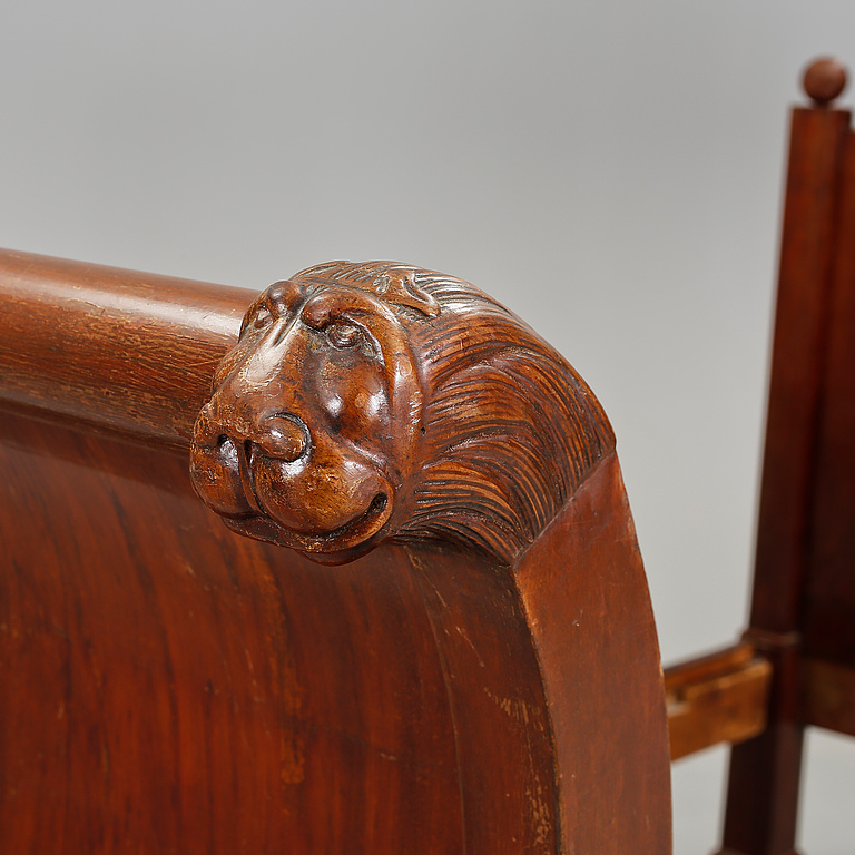 SÄNG, empire, mahogny. 1800-talets andra kvartal. - Bukowskis