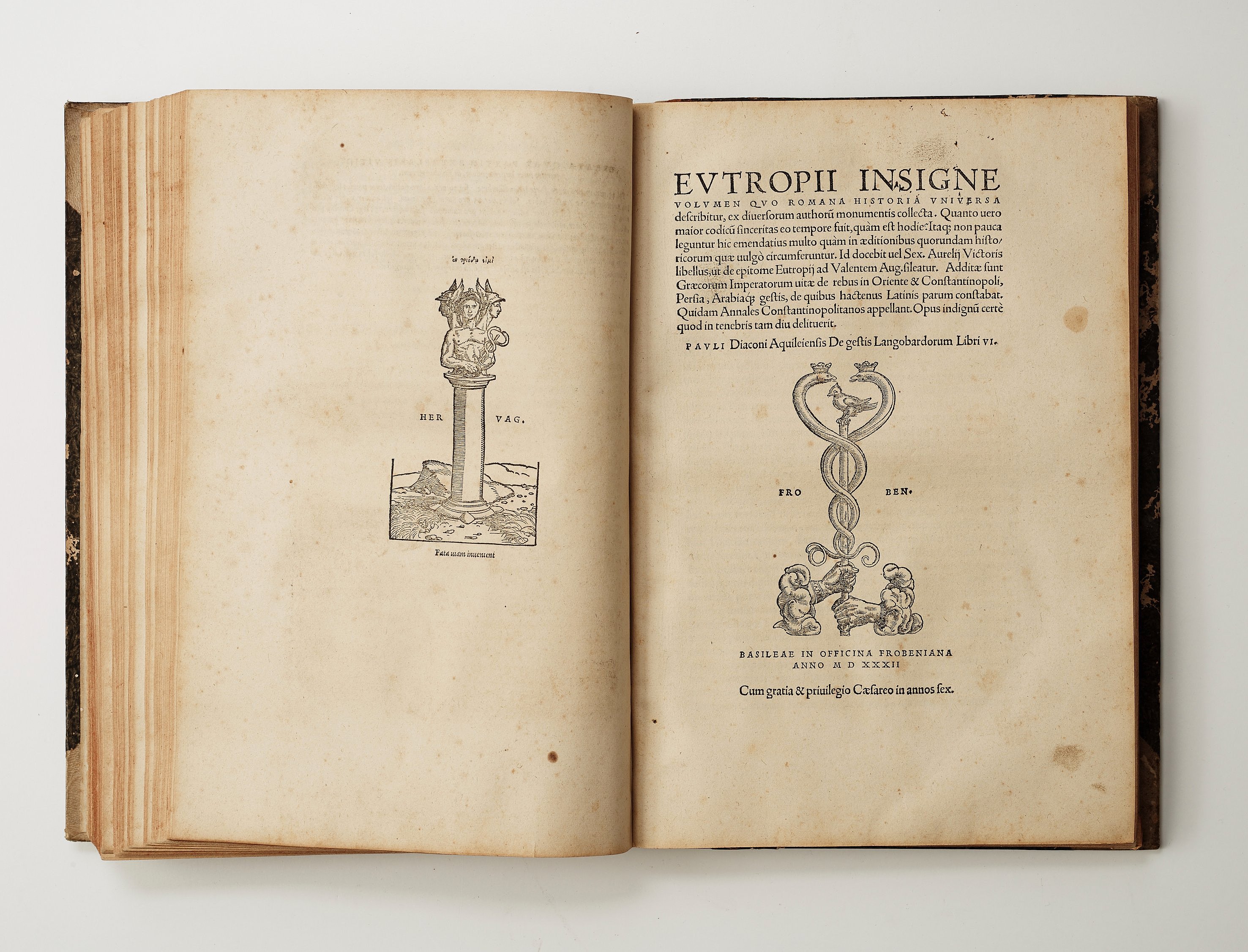 EUTROPIUS FLAVIUS, Romana historia universa, PROCOPIUS CAESARIENSIS, De ...