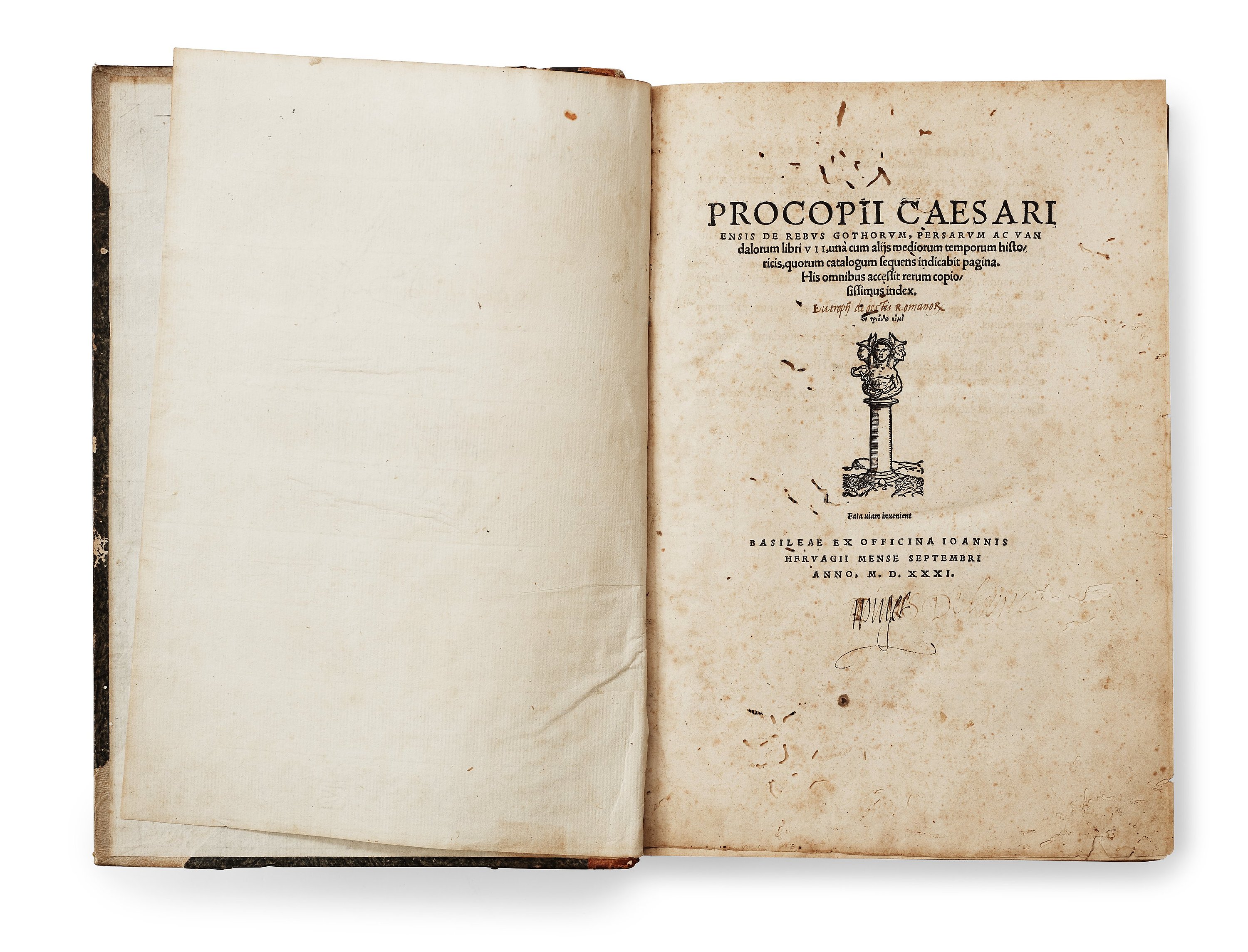 EUTROPIUS FLAVIUS, Romana historia universa, PROCOPIUS CAESARIENSIS, De ...