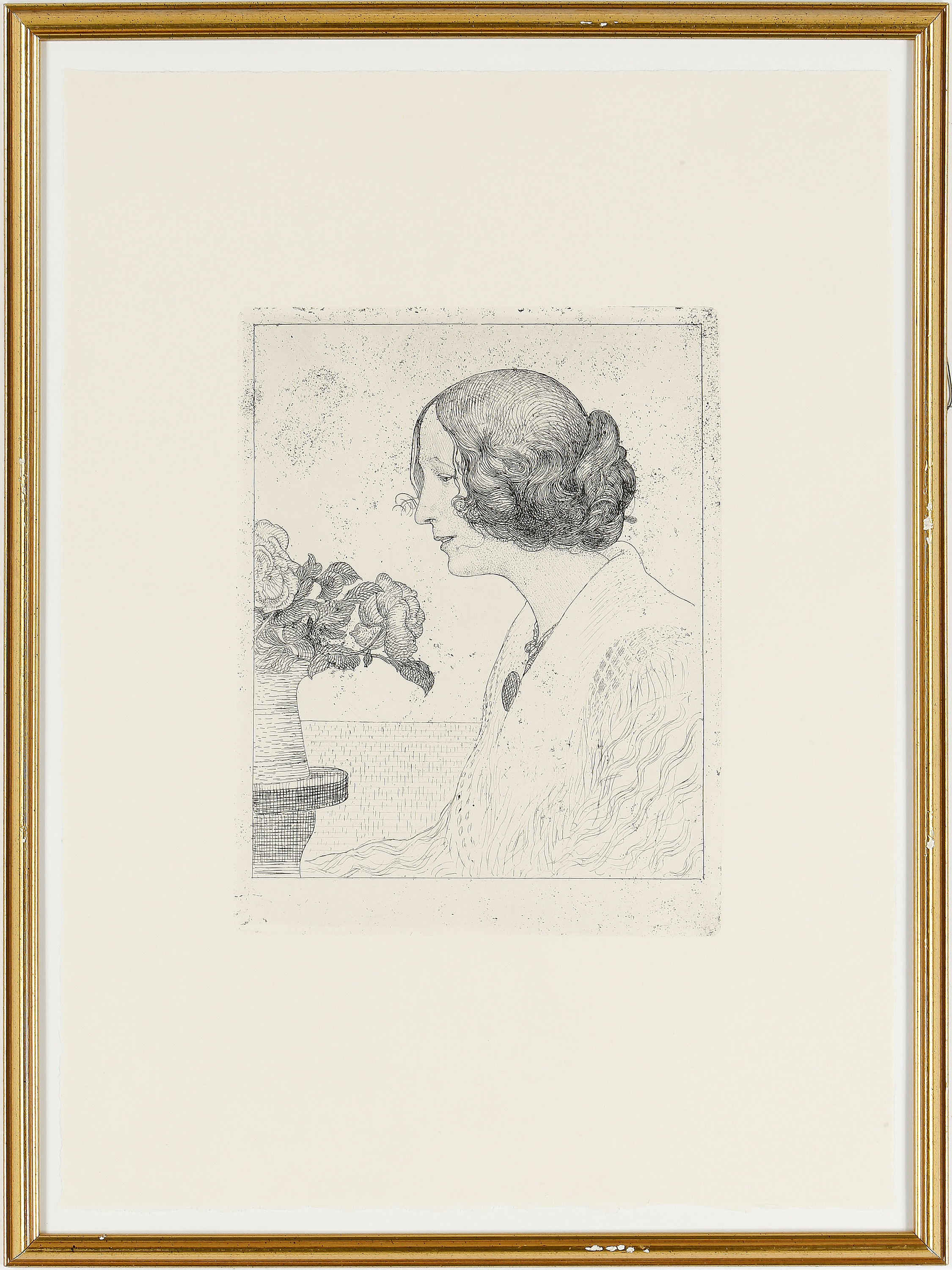 CARL LARSSON, efter, etsning, "Anna Stina", tryckta 1983 hos Hjert ...