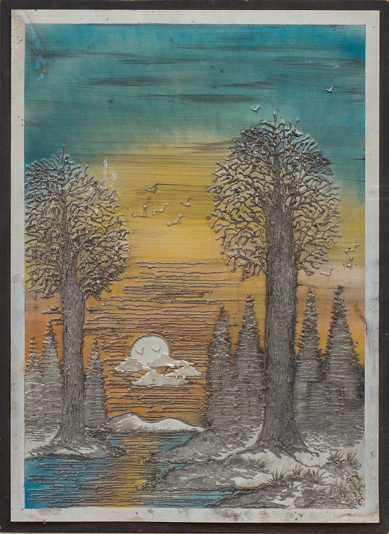 DRAGAN RADOVANOVIC, relief, enligt a tergo utförd 1979. - Bukowskis