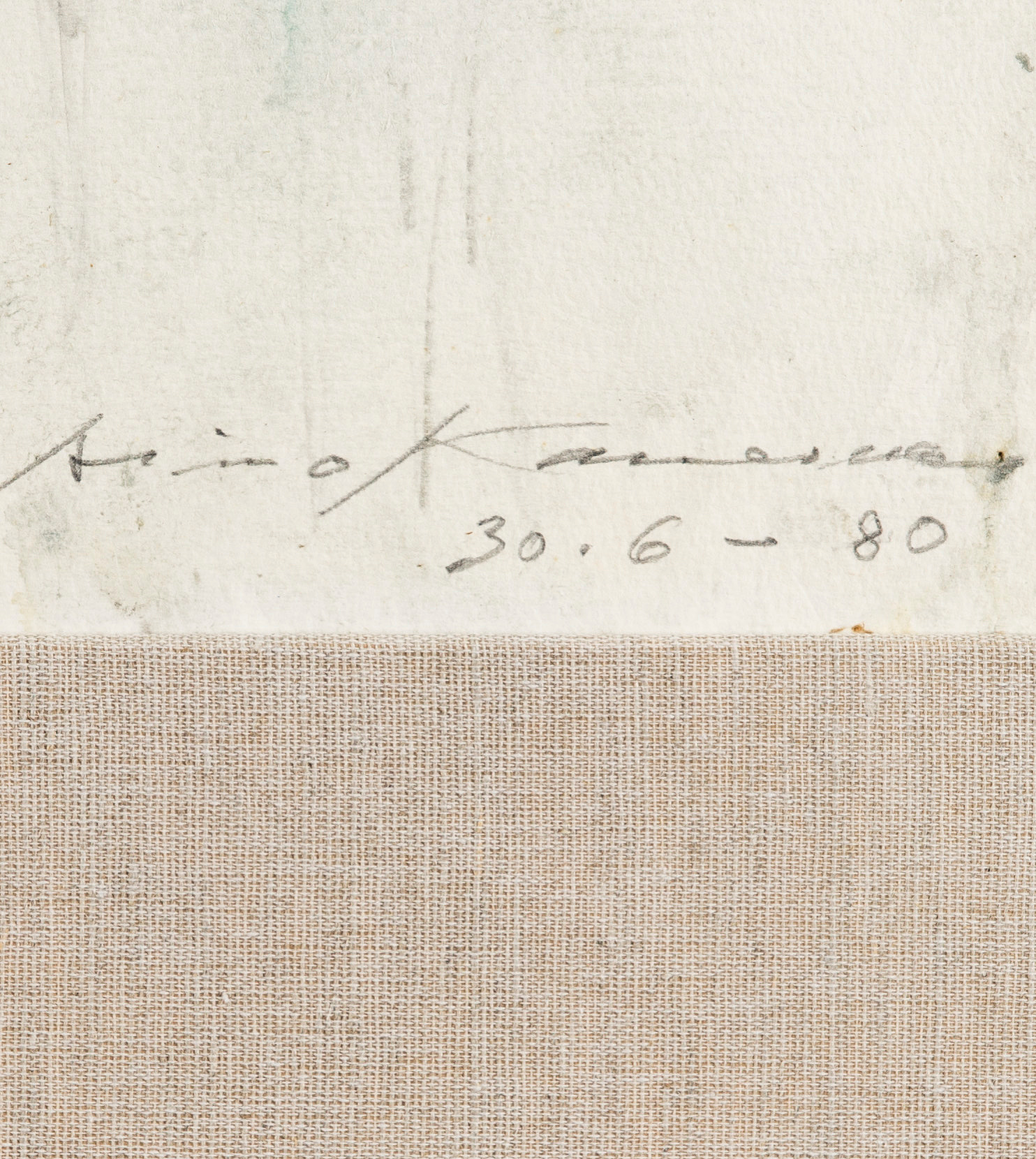 AIMO KANERVA, akvarell, signerad och daterad 30.6 -80. - Bukowskis