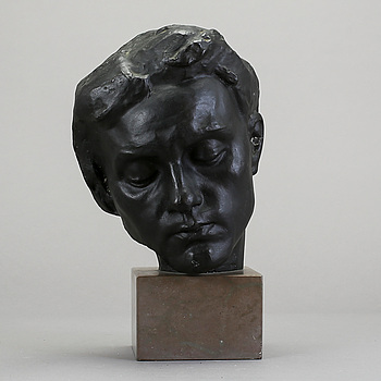 JOHN LUNDQVIST, skulptur, brons, signerad. - Bukowskis