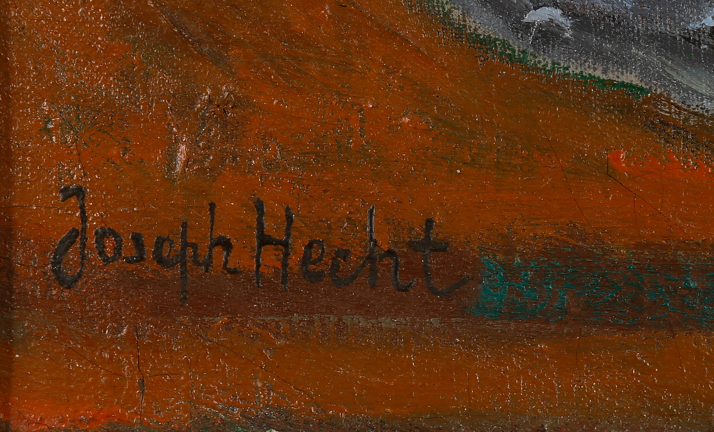 JOSEPH HECHT, olja på duk, sign. - Bukowskis