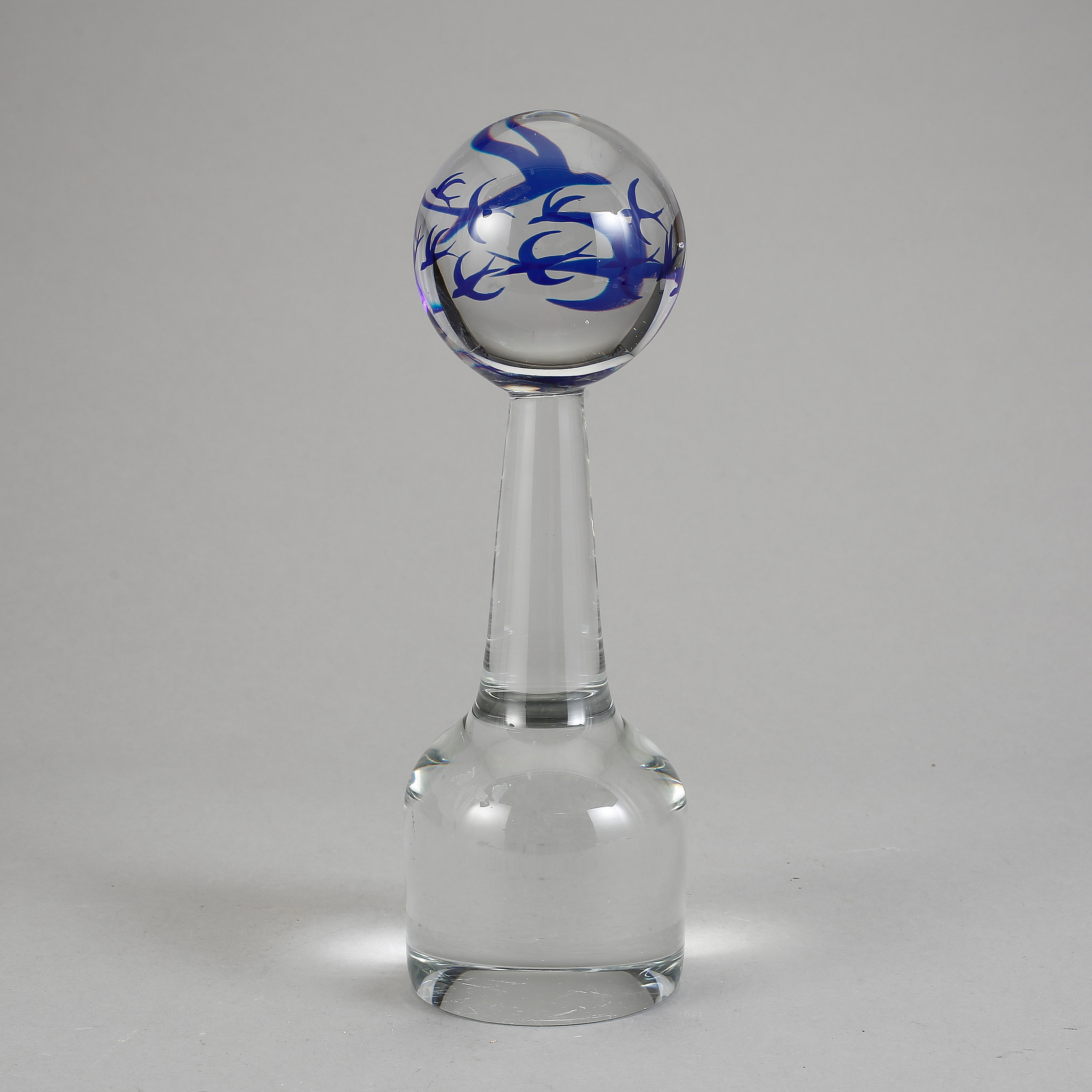 SKULPTUR, glas, Orrefors Expo, Olle Alberius, signerad och dat -78 ...