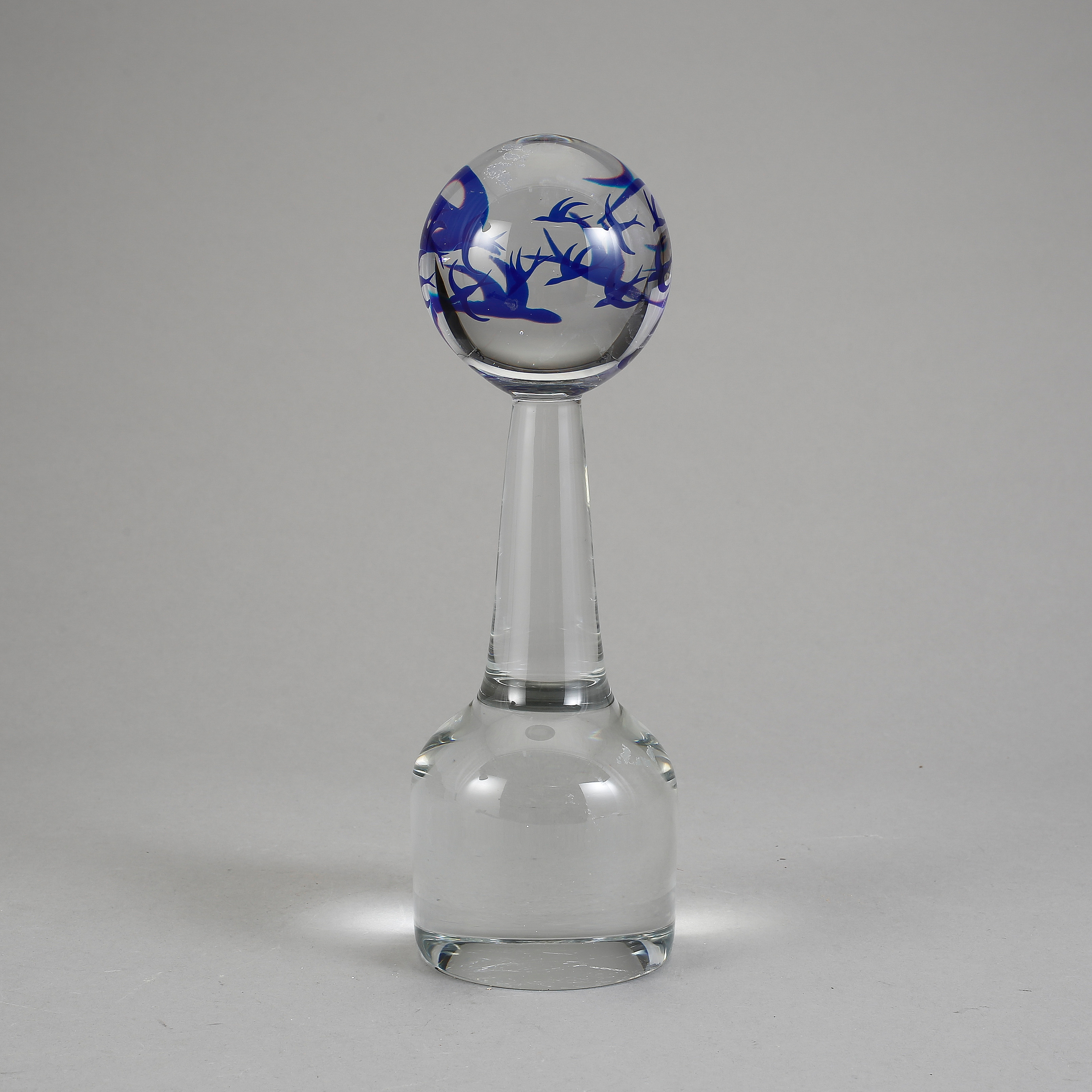 SKULPTUR, glas, Orrefors Expo, Olle Alberius, signerad och dat -78 ...