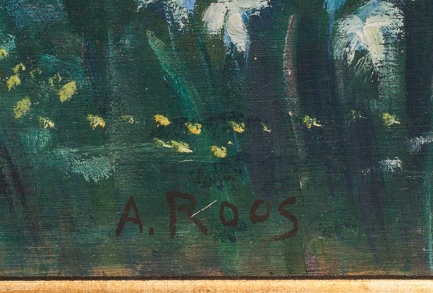 ALEXANDER ROOS, olja på pannå, signerad. - Bukowskis