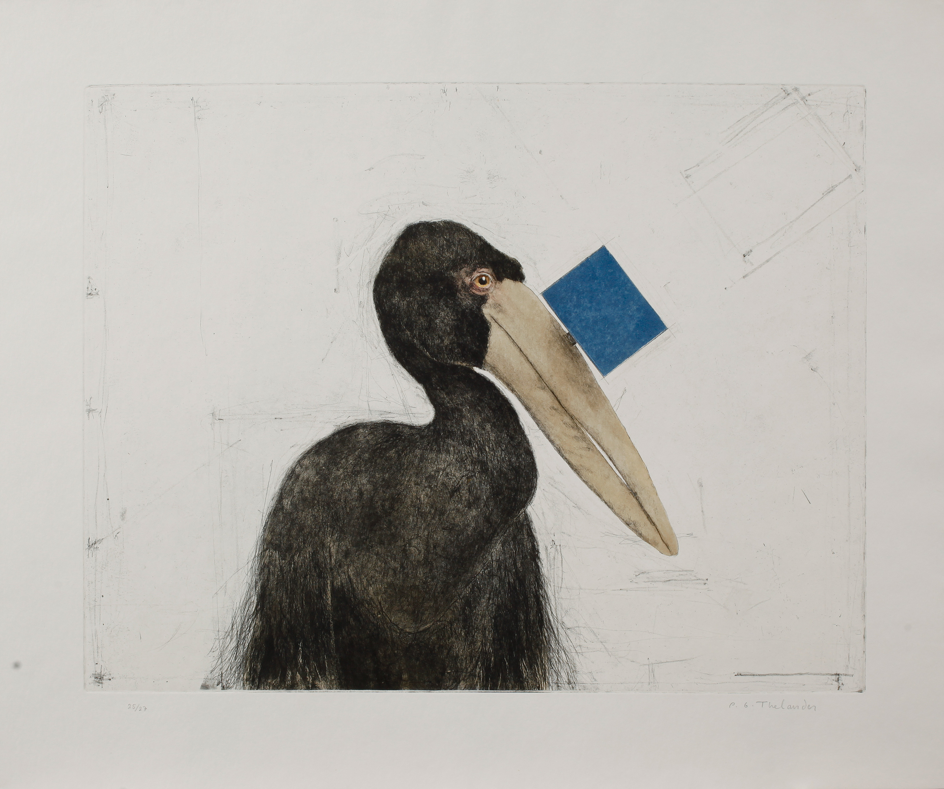 PÄR GUNNAR THELANDER, etsning, signerad och numrerad 25/27. - Bukowskis