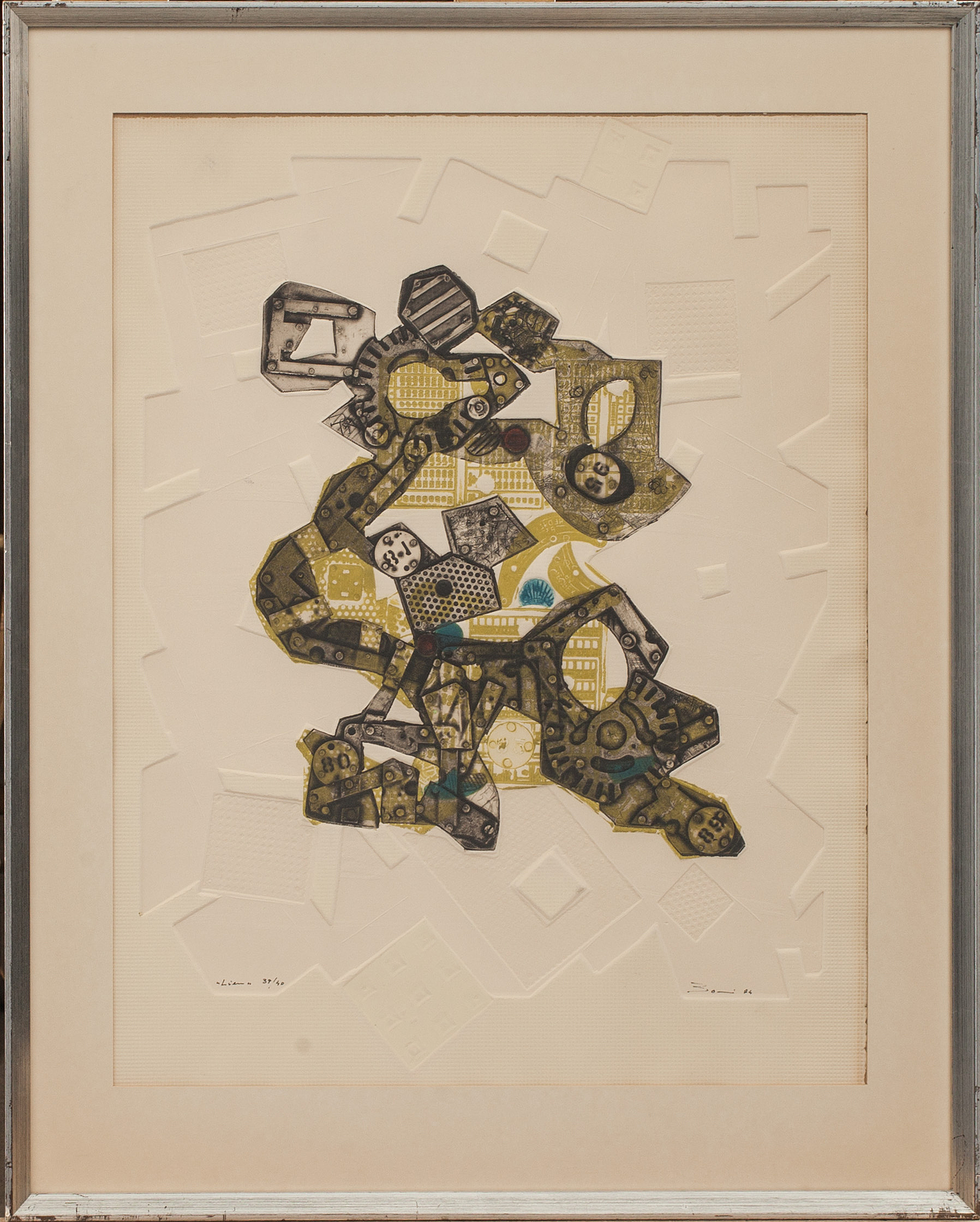 PAOLO BONI, carborundumetsning, numrerad 37/40 samt signerad. - Bukowskis