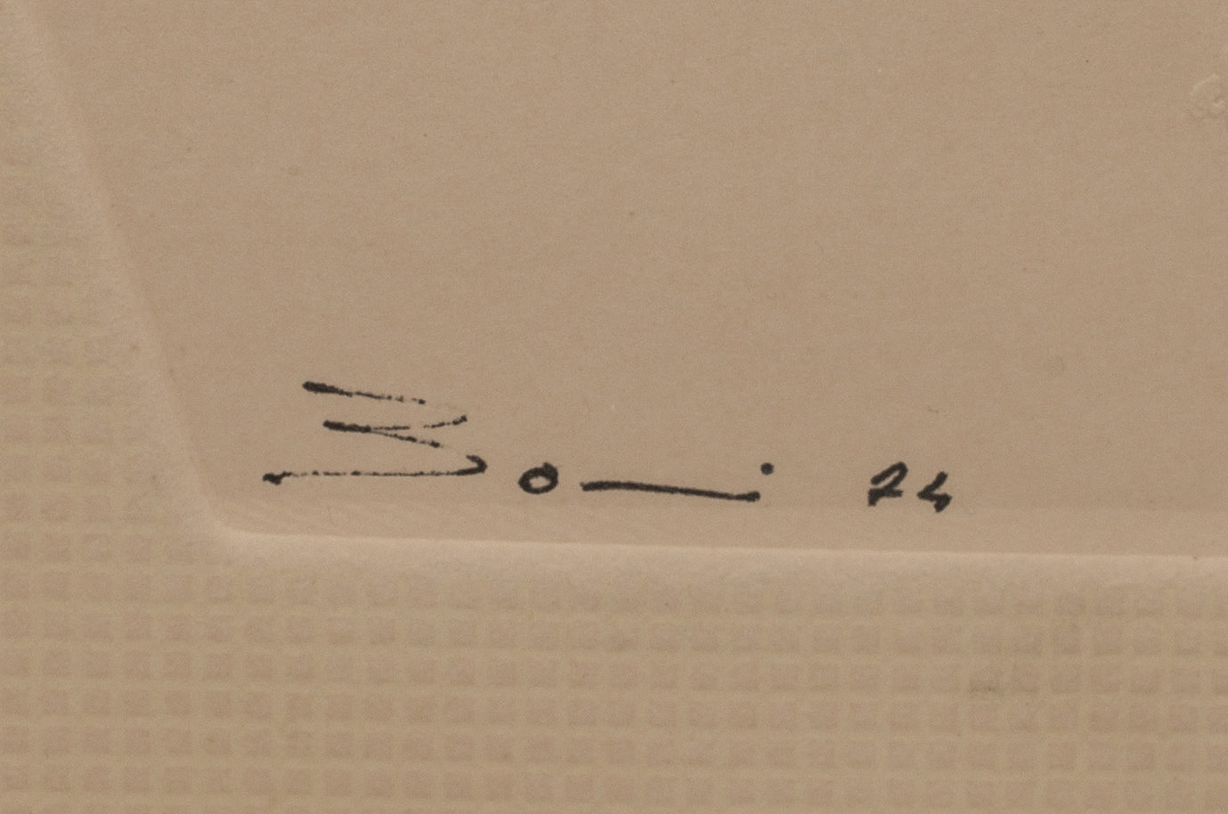 PAOLO BONI, carborundumetsning, numrerad 37/40 samt signerad. - Bukowskis