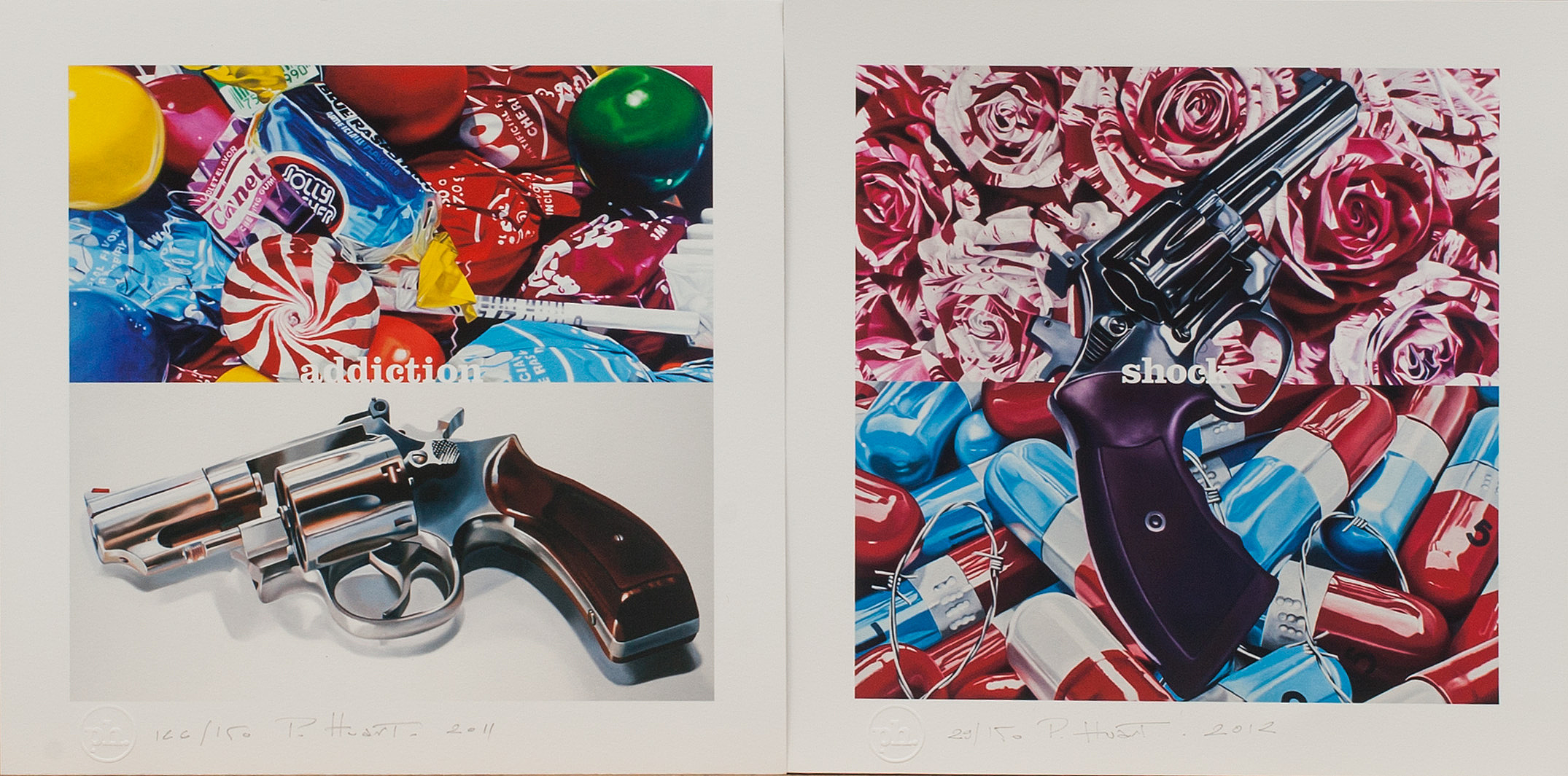 PHILIPPE HUART, 2 st, gicléetryck, signerade och numrerade 126/150 resp ...