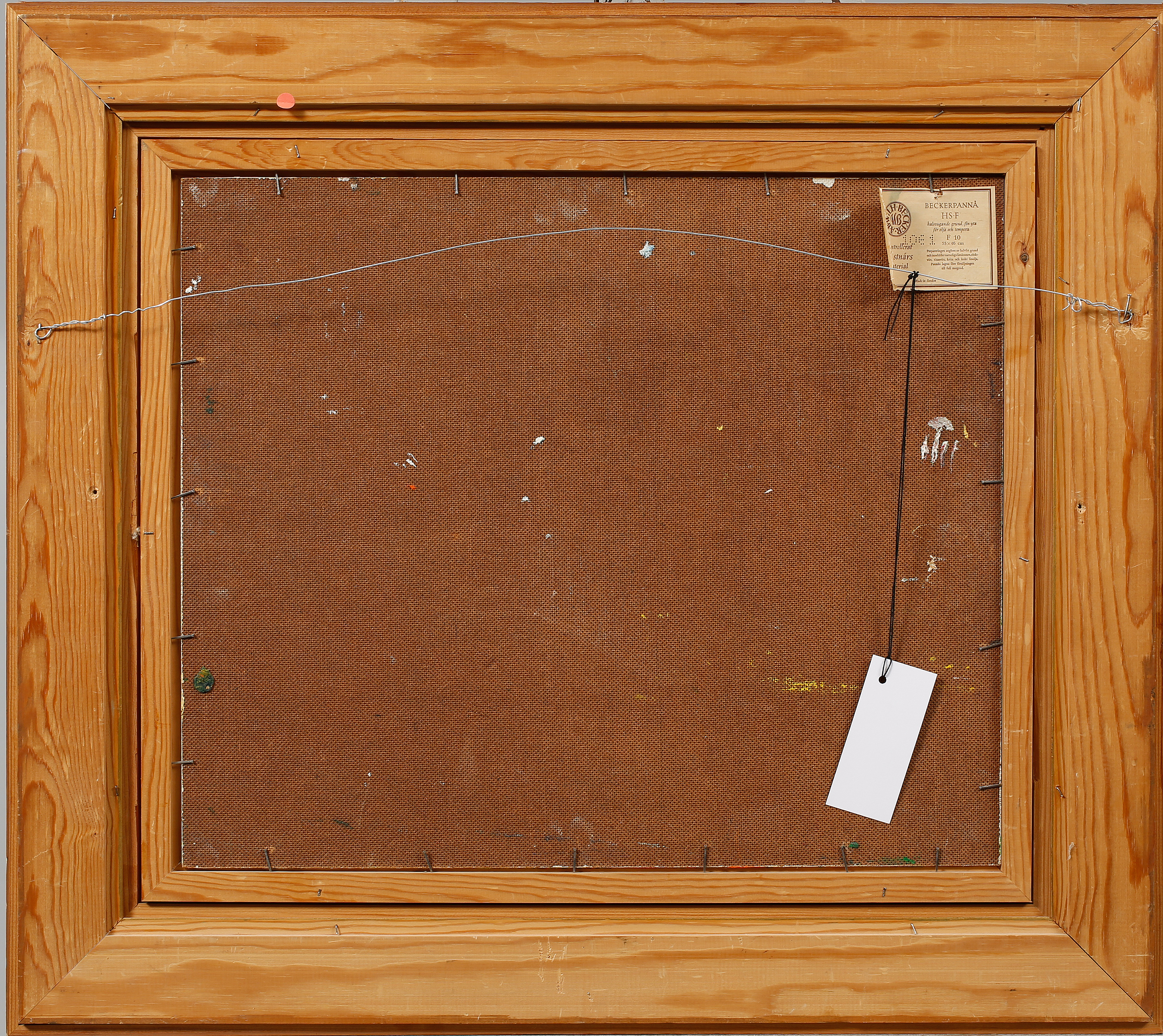 KNUT IRWE, olja på pannå, signerad. - Bukowskis