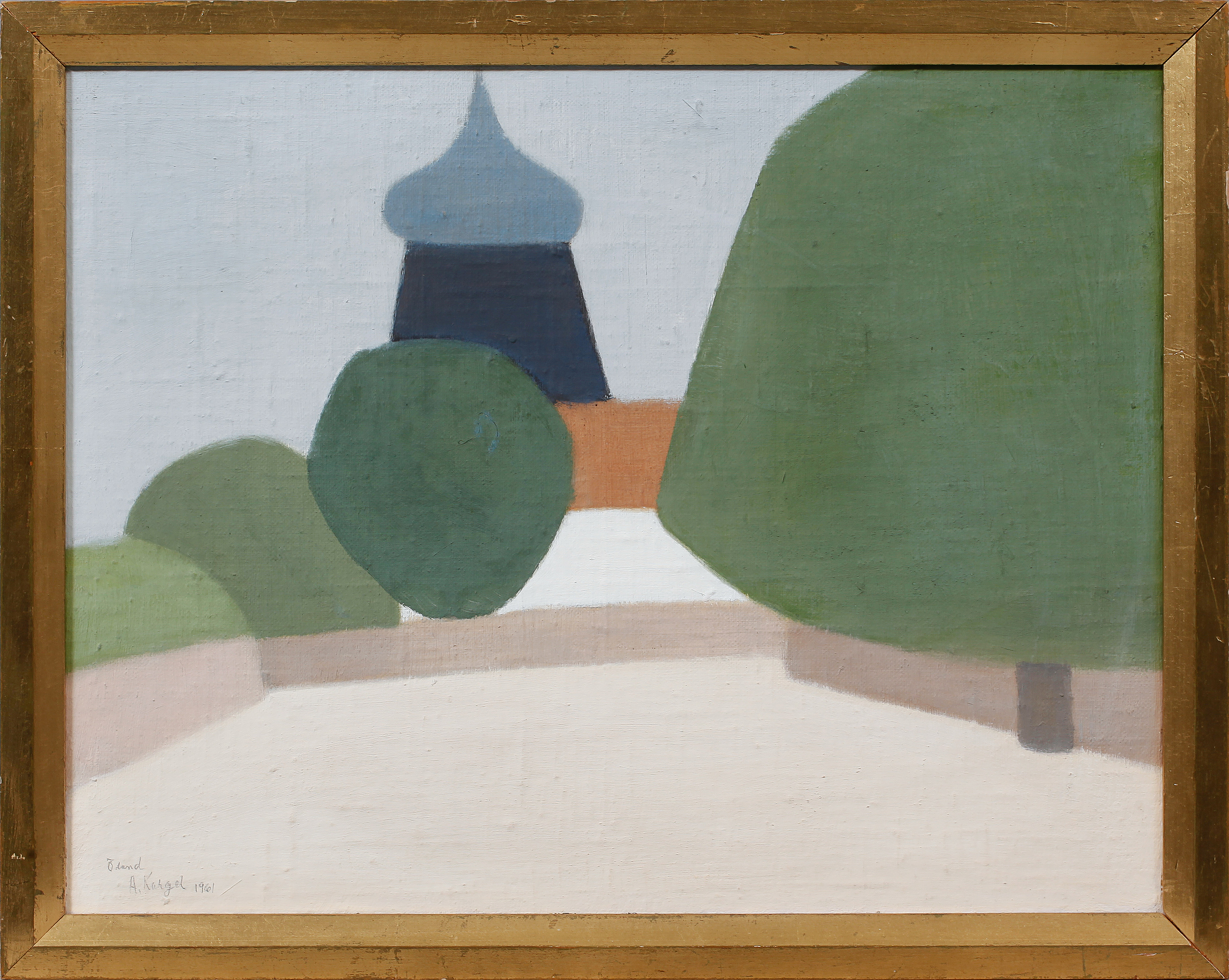 AXEL KARGEL, olja på duk, signerad och daterad 1961. - Bukowskis