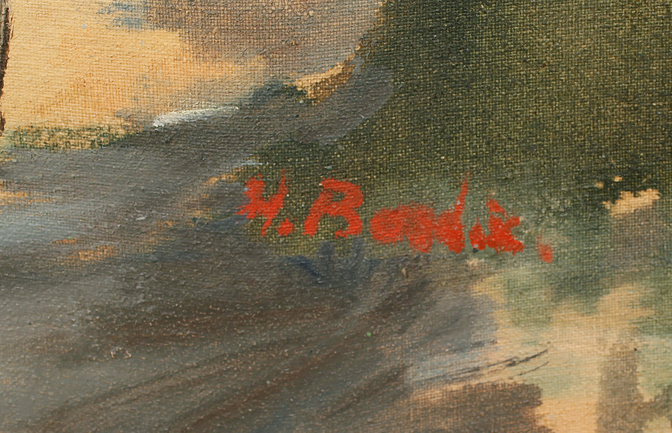 HANS BENDIX, olja på duk, signerad. - Bukowskis