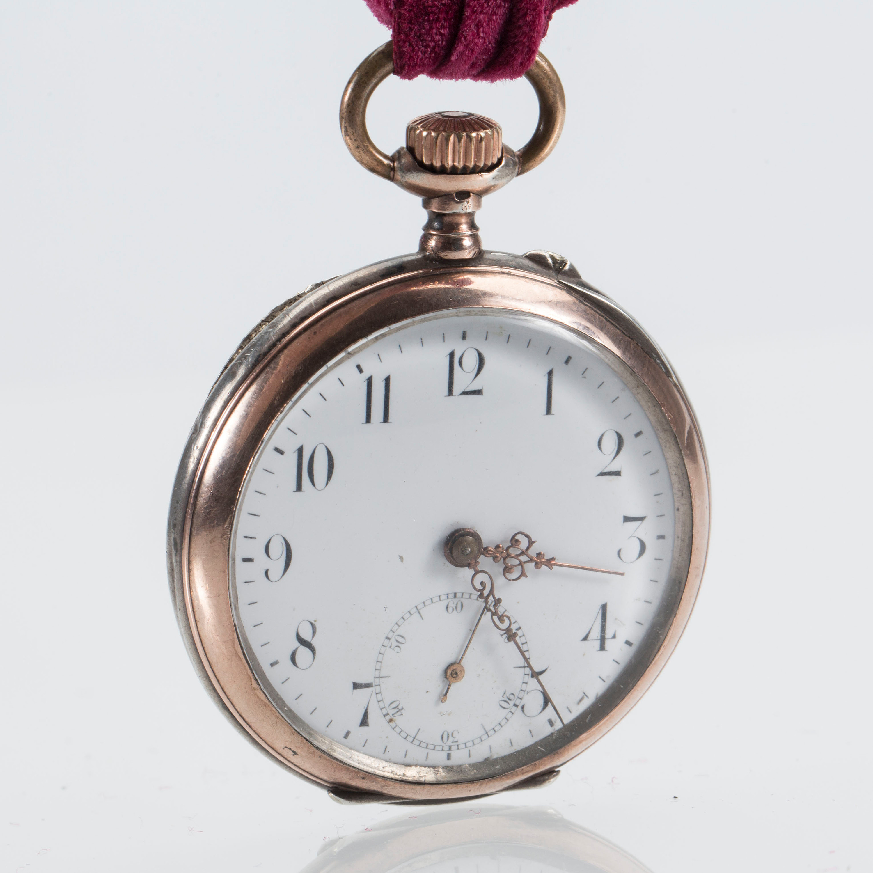 FICKUR, silver, Oscar II. Vikt ca 79 g. - Bukowskis